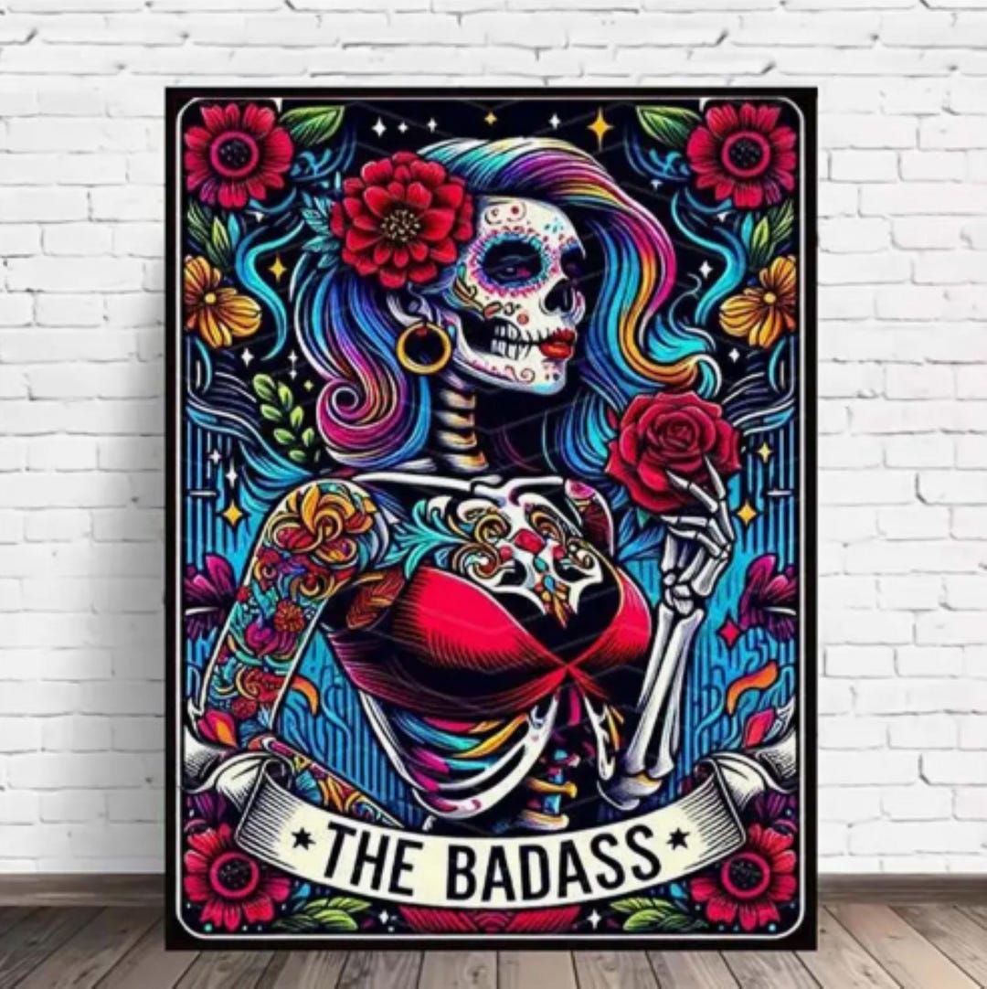 Diamond Art Kit Inspired by Tarot the Badass - Etsy