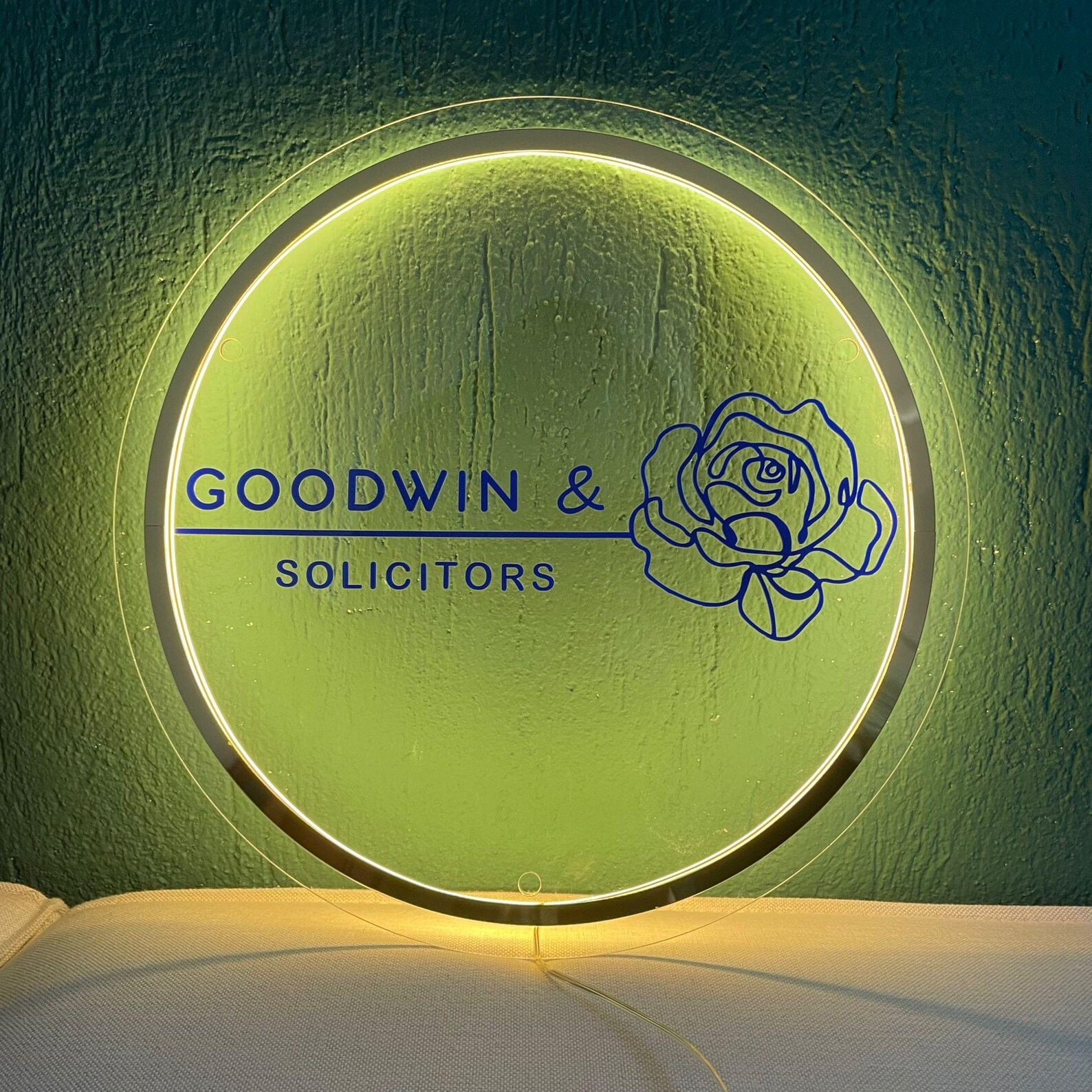 Backlit Business Sign | 3d Backlit Sign | Salon Decor | Custom Metal ...