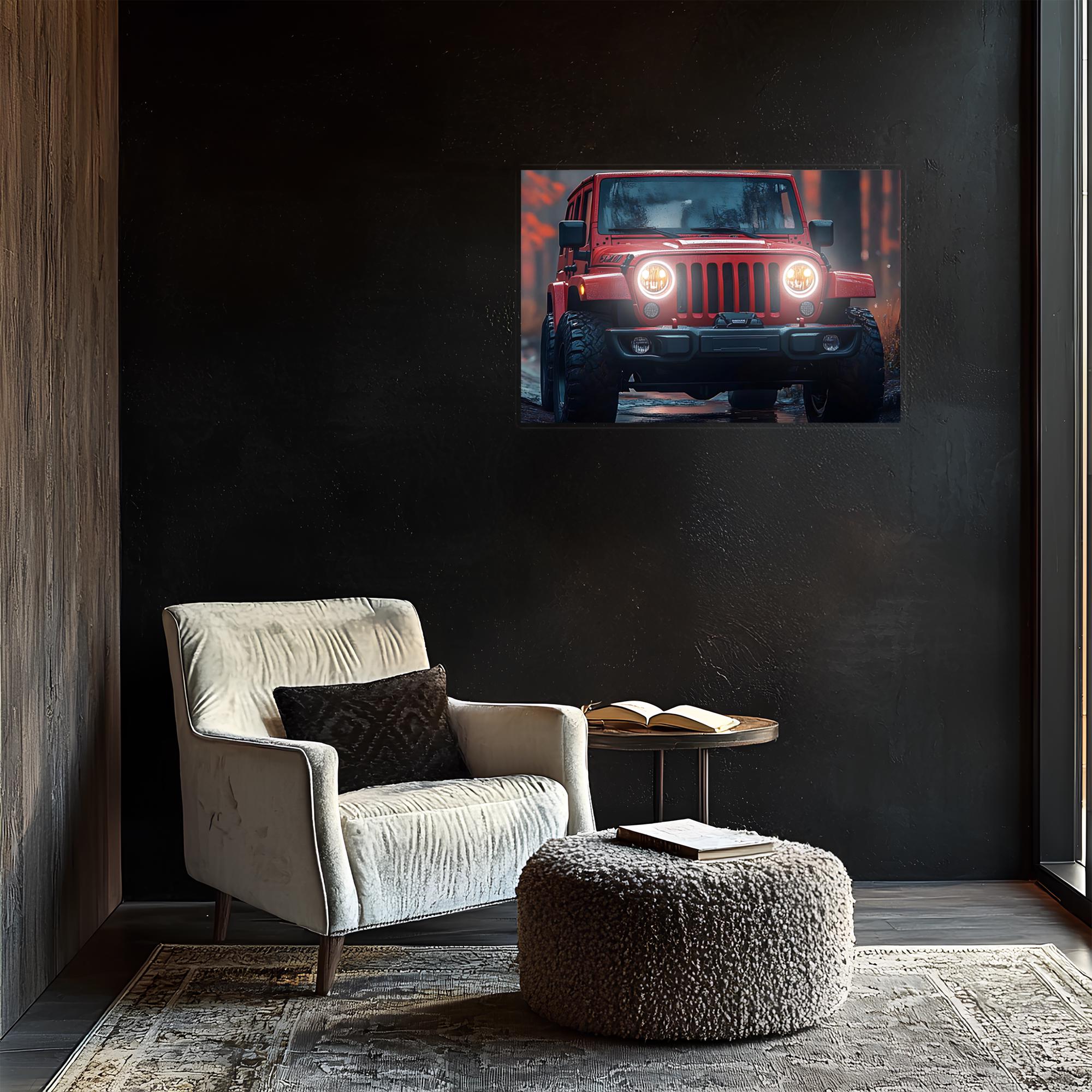 Off-road Jeep Neon Sign, UV Printed LED Light, Adventure Wall Art ...