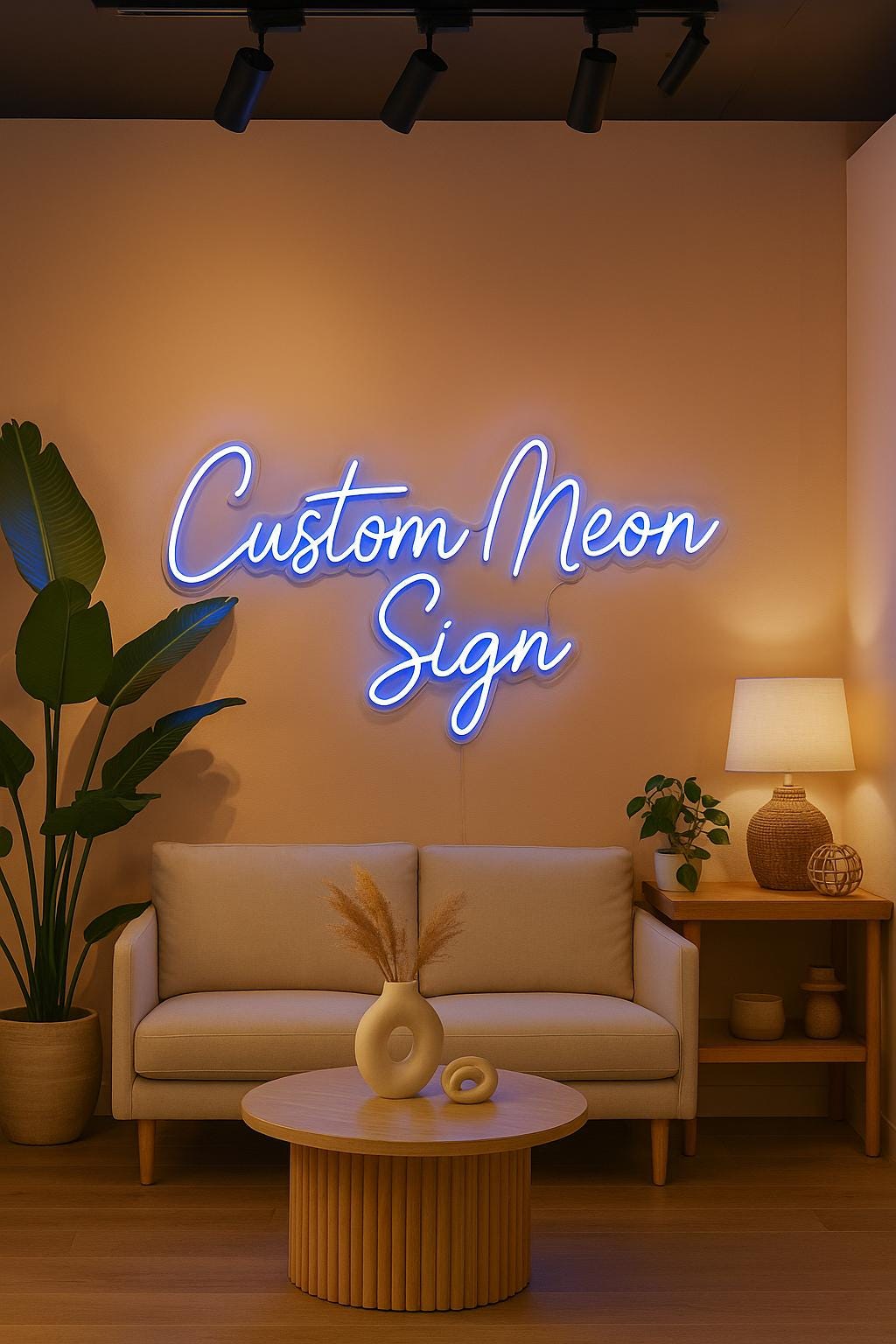 Personalized LED Wall Neon Sign – Custom Text, Free Shipping - Etsy