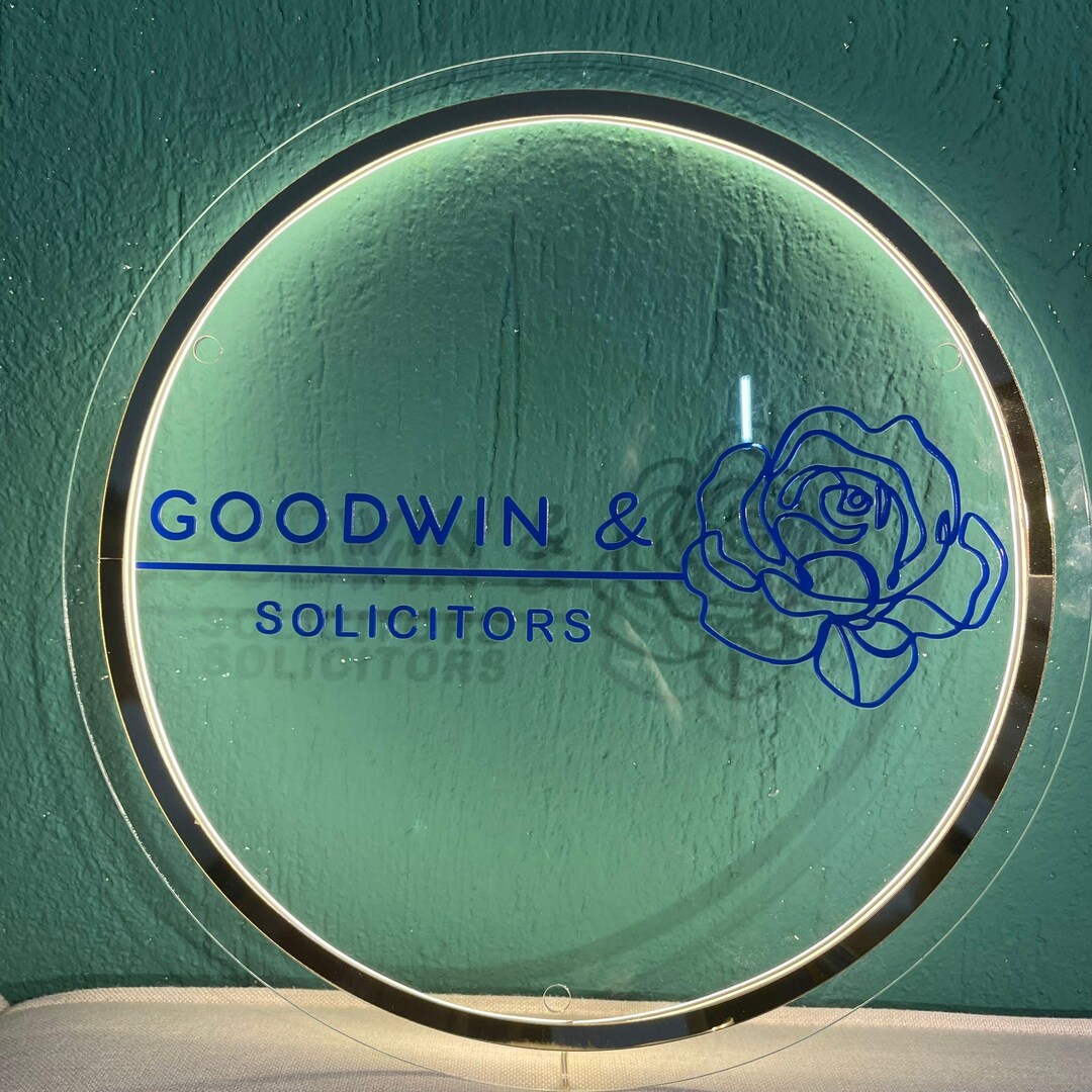 Backlit Business Sign | 3d Backlit Sign | Salon Decor | Custom Metal ...