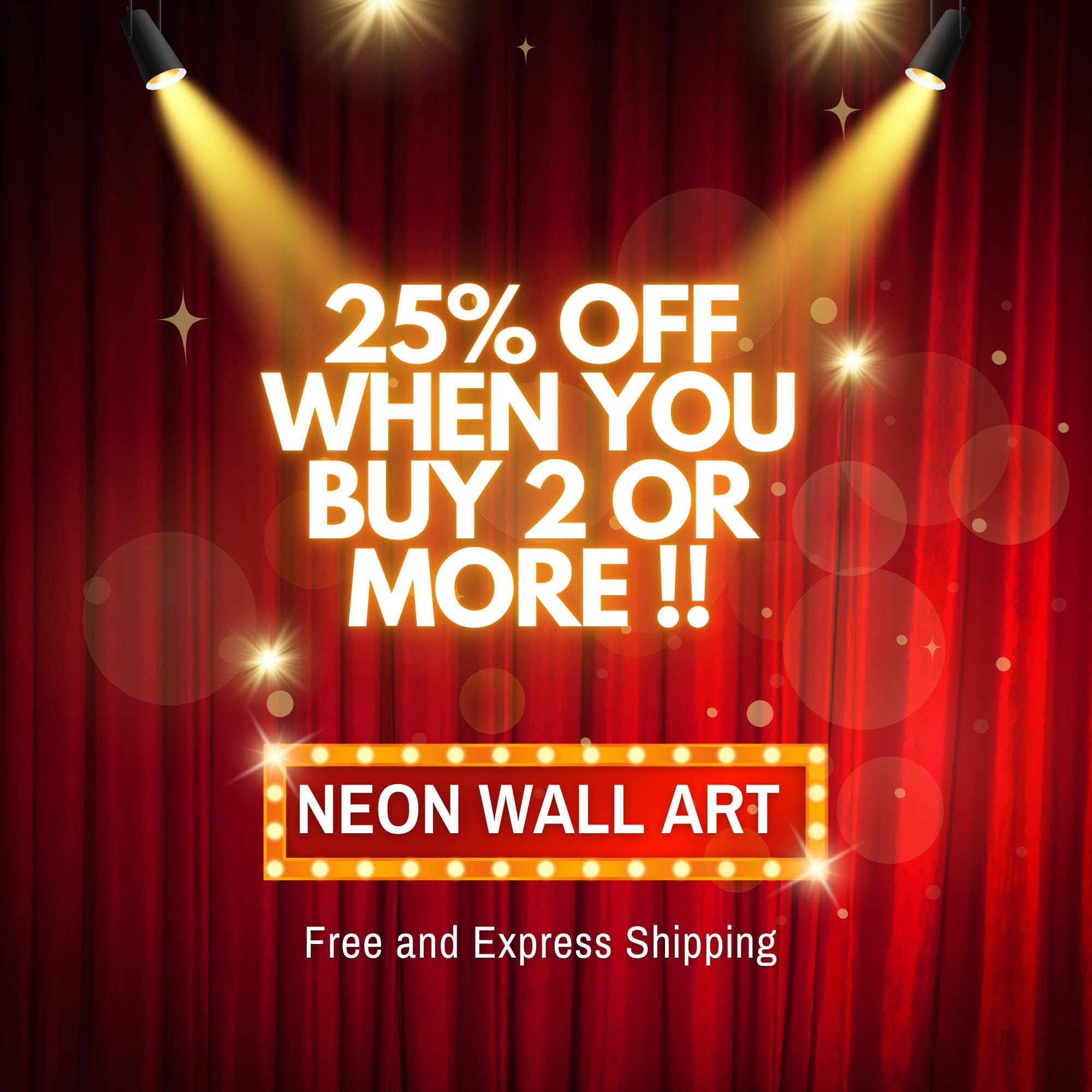 Neon Wall Art Turbo LED Neon Sign – Uv,printed Metal Wall Art for Car ...