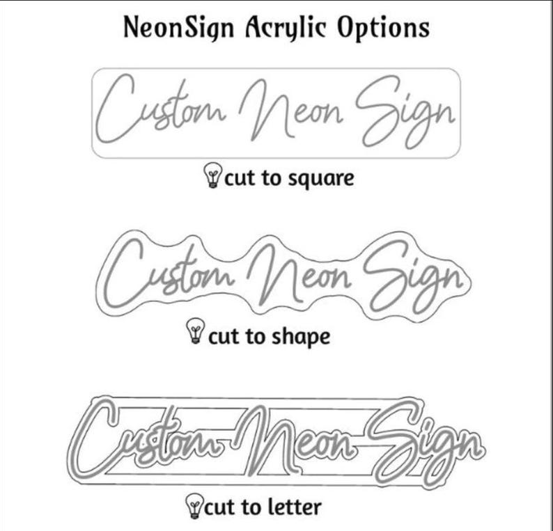 Personalized LED Wall Neon Sign – Custom Text, Free Shipping - Etsy