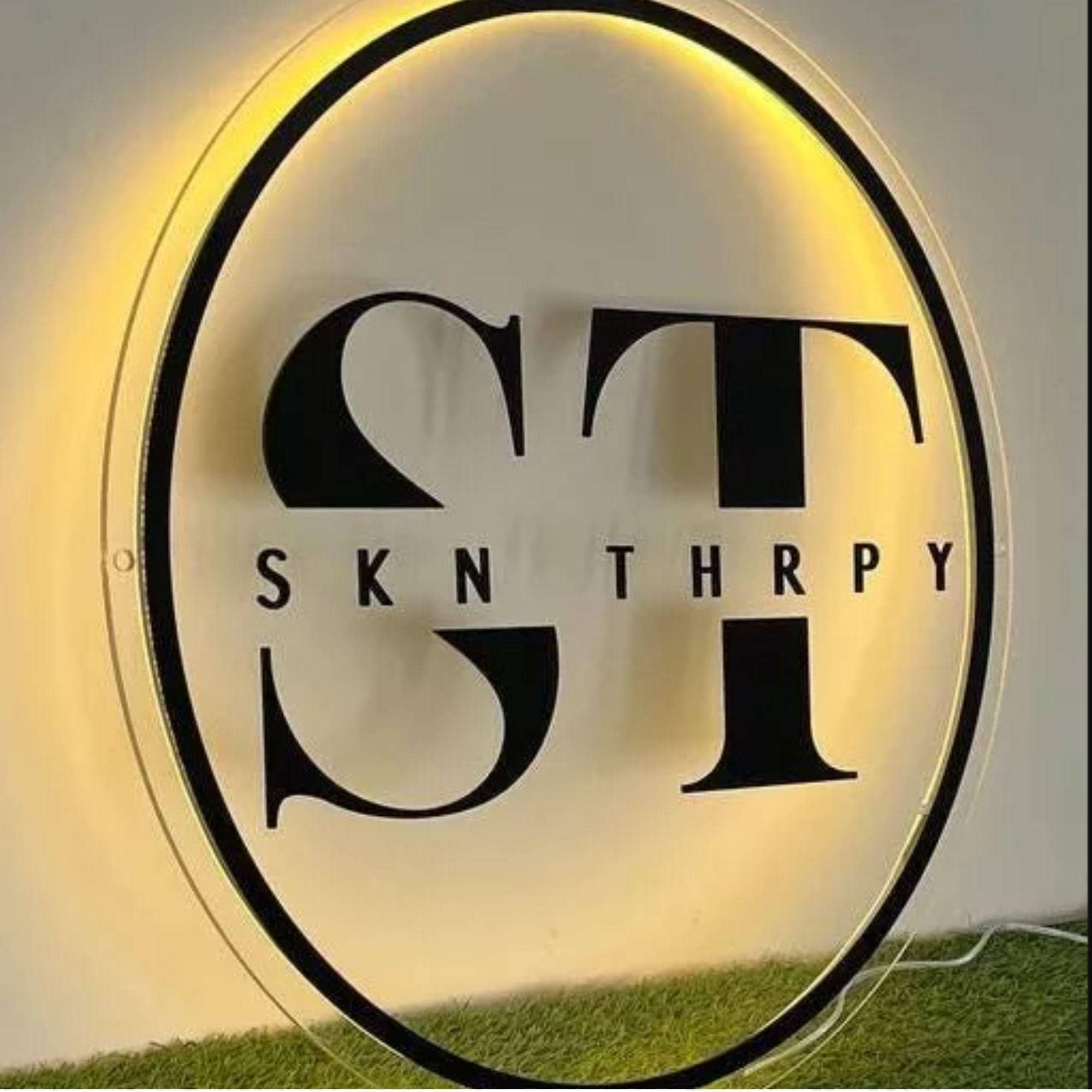 Backlit Business Sign 3d Backlit Sign Salon Decor Custom Metal Sign Led ...