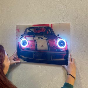 Car Neon Sign, Sport Car Neon Sign, Car Led Sign, Car Artwork, Garage ...