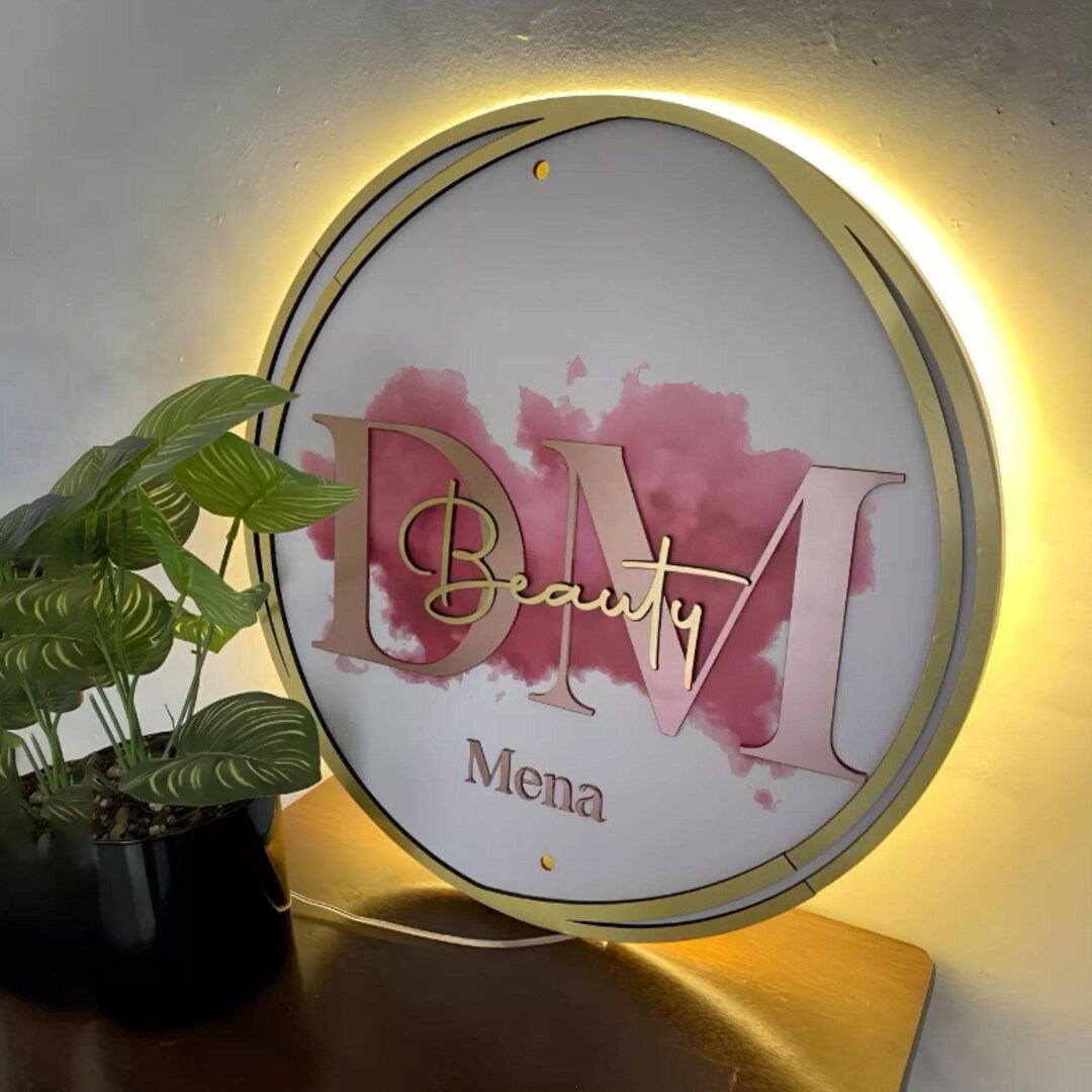Uv Print Custom Acrylic Shop Sign 3D Acrylic Door Sig Business Sign ...