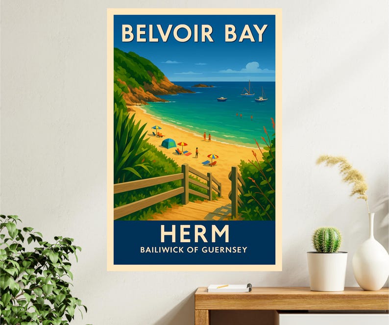 Belvoir Bay, Herm – Digital Download Wall Art | Bailiwick of Guernsey ...