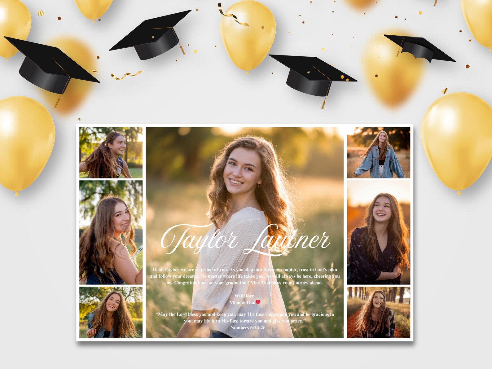 Editable Senior Yearbook Ad Template, High School Senior Yearbook Ad ...