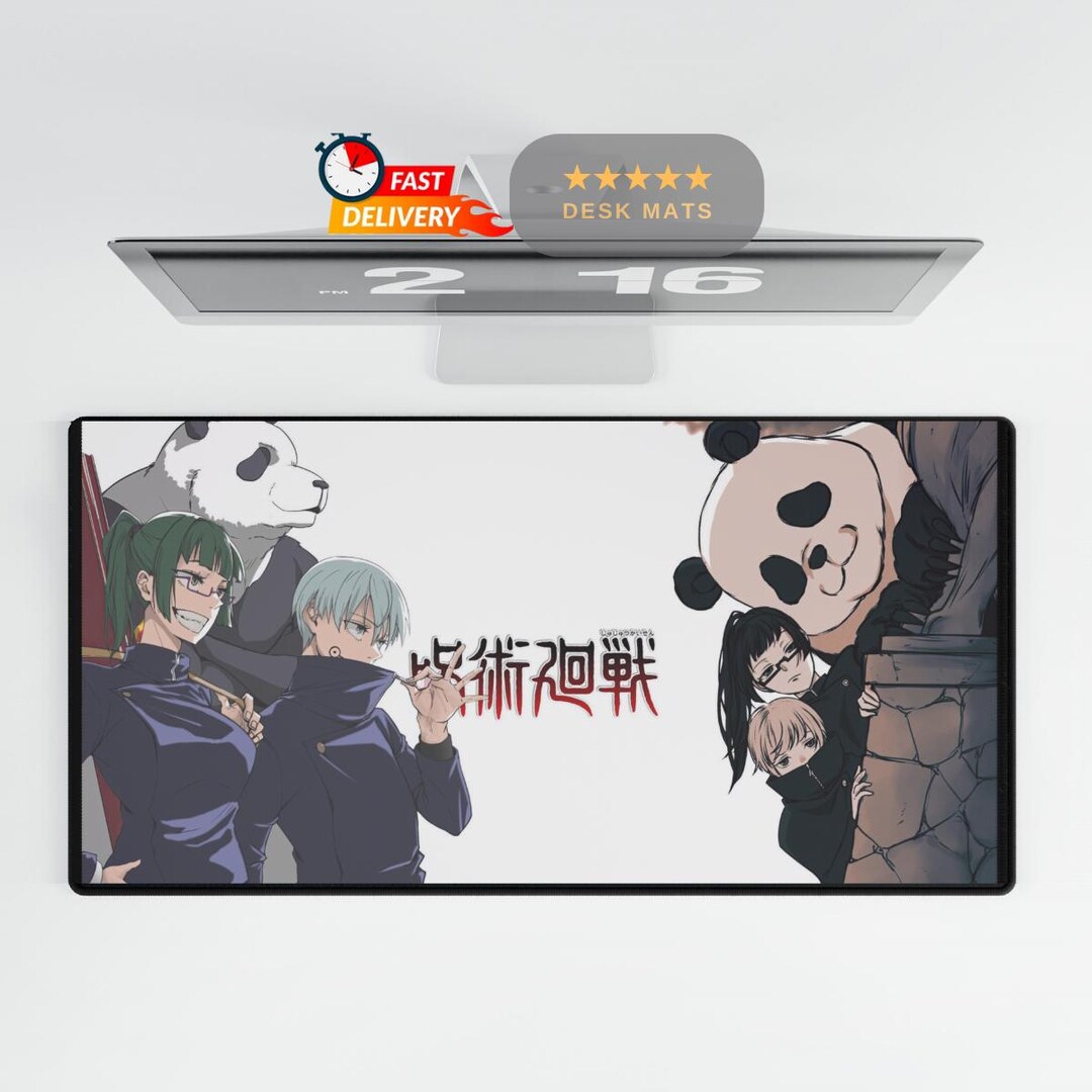 Jujutsu Kaisen Mouse Pad, Maki, Inumaki, Panda, Anime Desk Pad, Manga ...