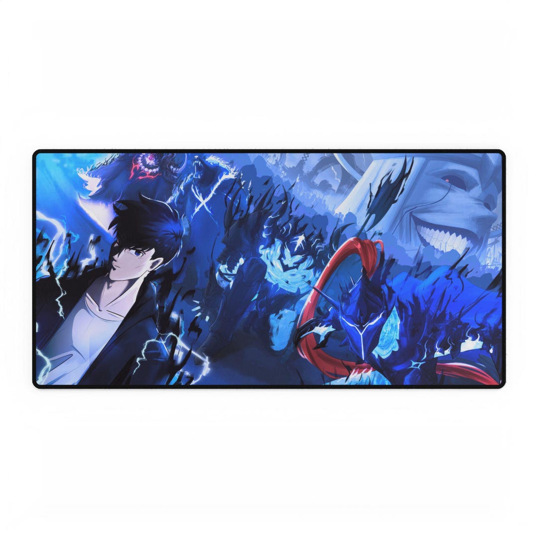 Solo Leveling Mouse Pad, XL Gamers Desk Mats I Anime, Sung Jinwoo, Solo ...