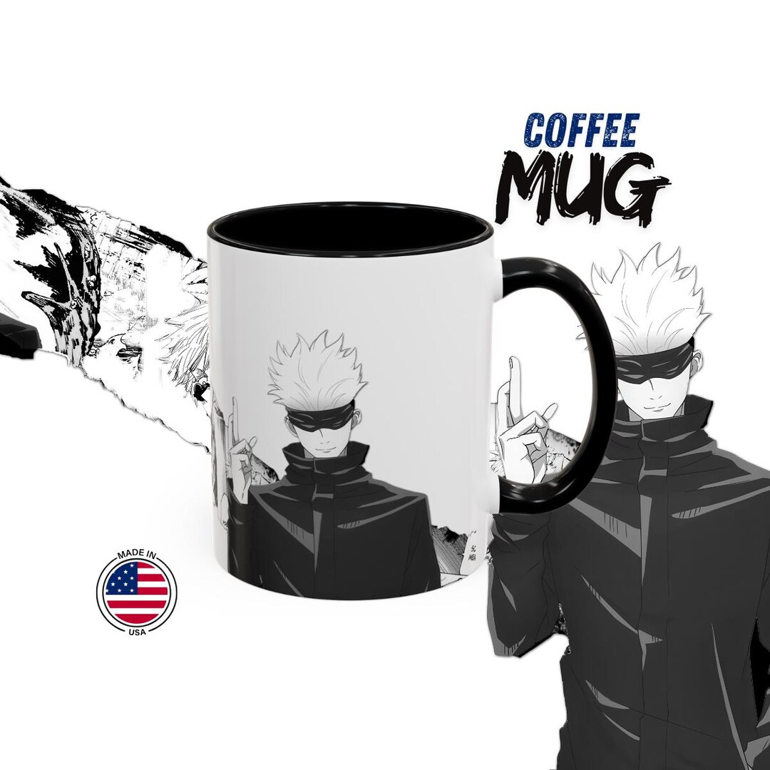 Satoru Gojo Coffee Mug I Jujutsu Kaisen Design I Anime Gift Cup, Otaku ...