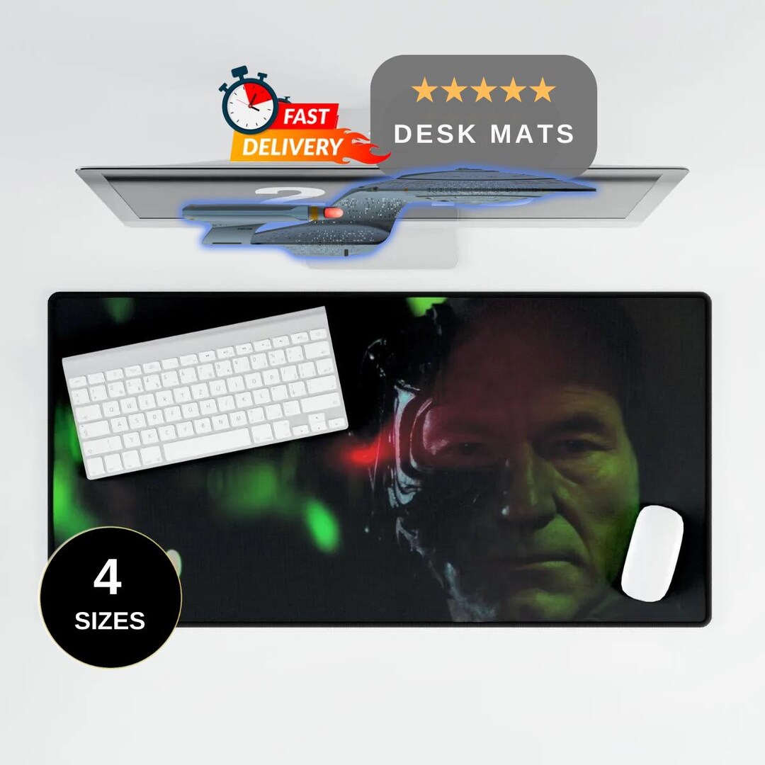 Trek Locutus of Borg, XL Mousepad, Gamers Mat, Next Gen TNG Sci-fi ...