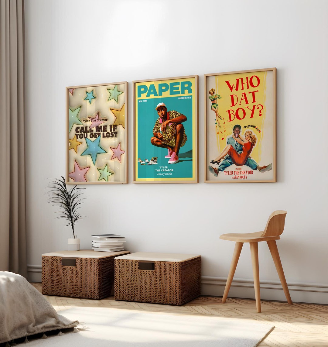 Who Dat Boy / Tyler the Creator / Set of 3 Posters / Rap Music / Trendy ...