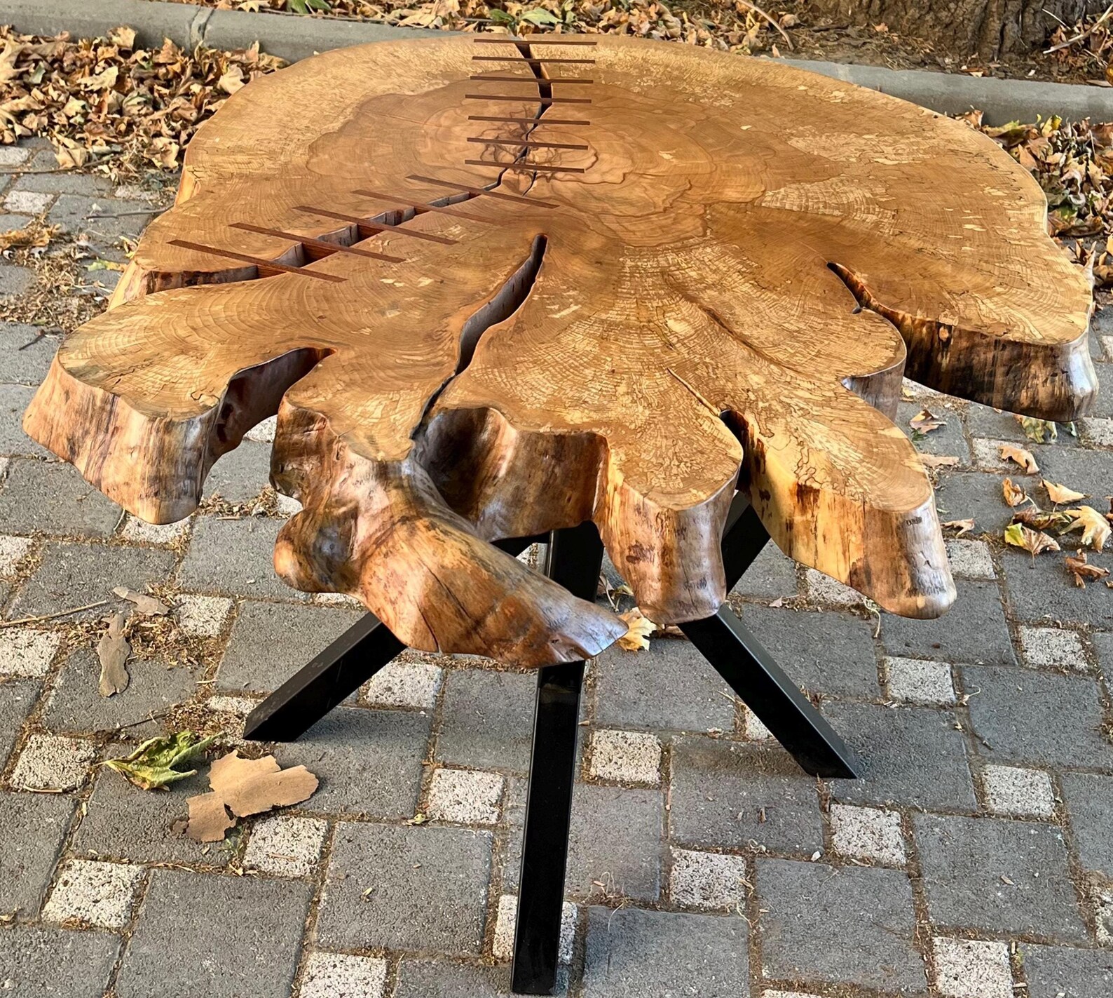Ash Wood Center Table, Where Elegance Meets Nature – Solid Ash Wood ...