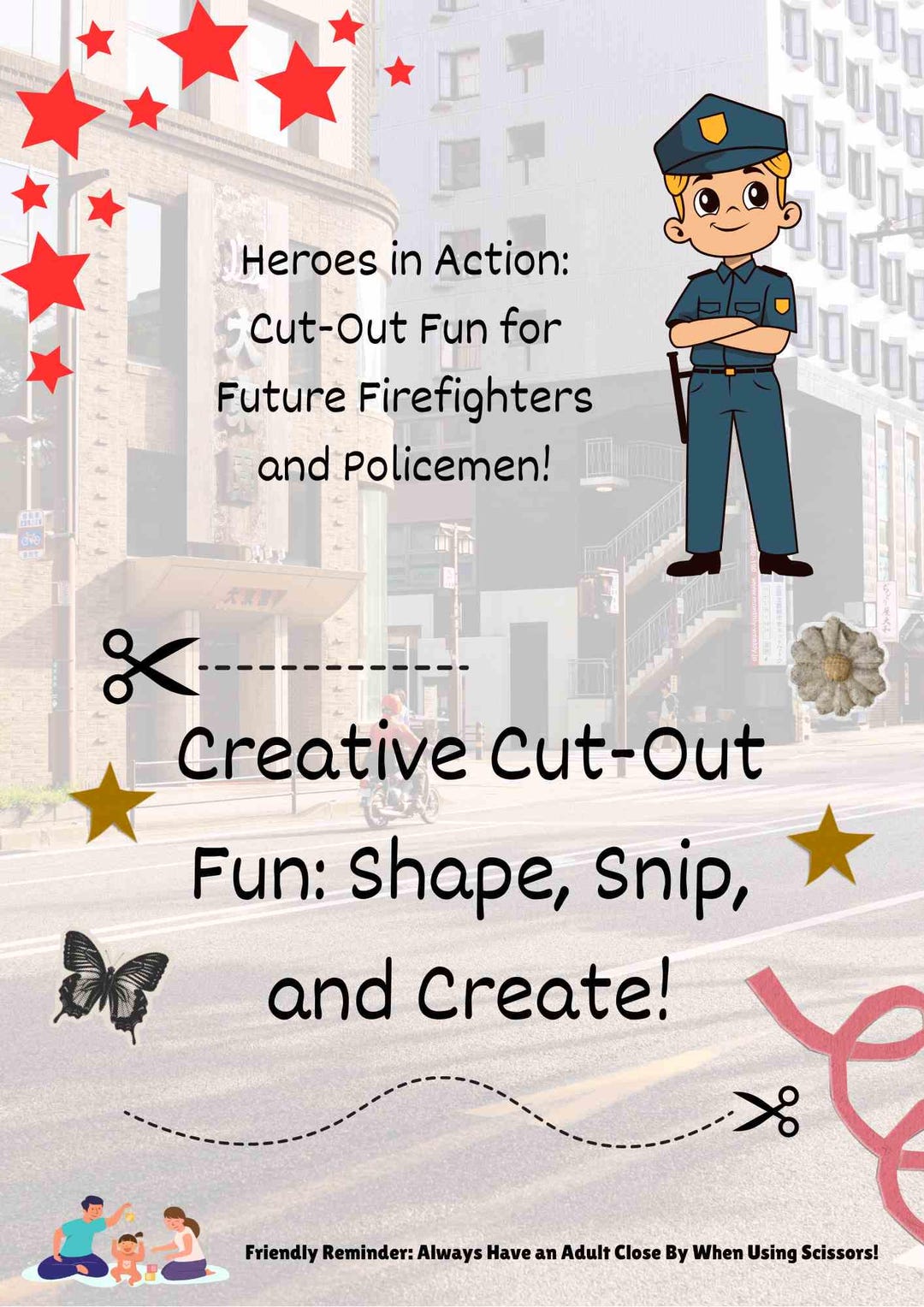 Snip, Create, and Play: Fun Cut-out Activities for Kids! - Etsy