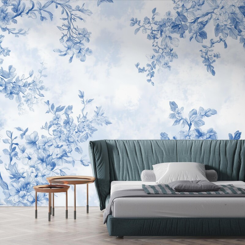Toile Wallpaper - Etsy