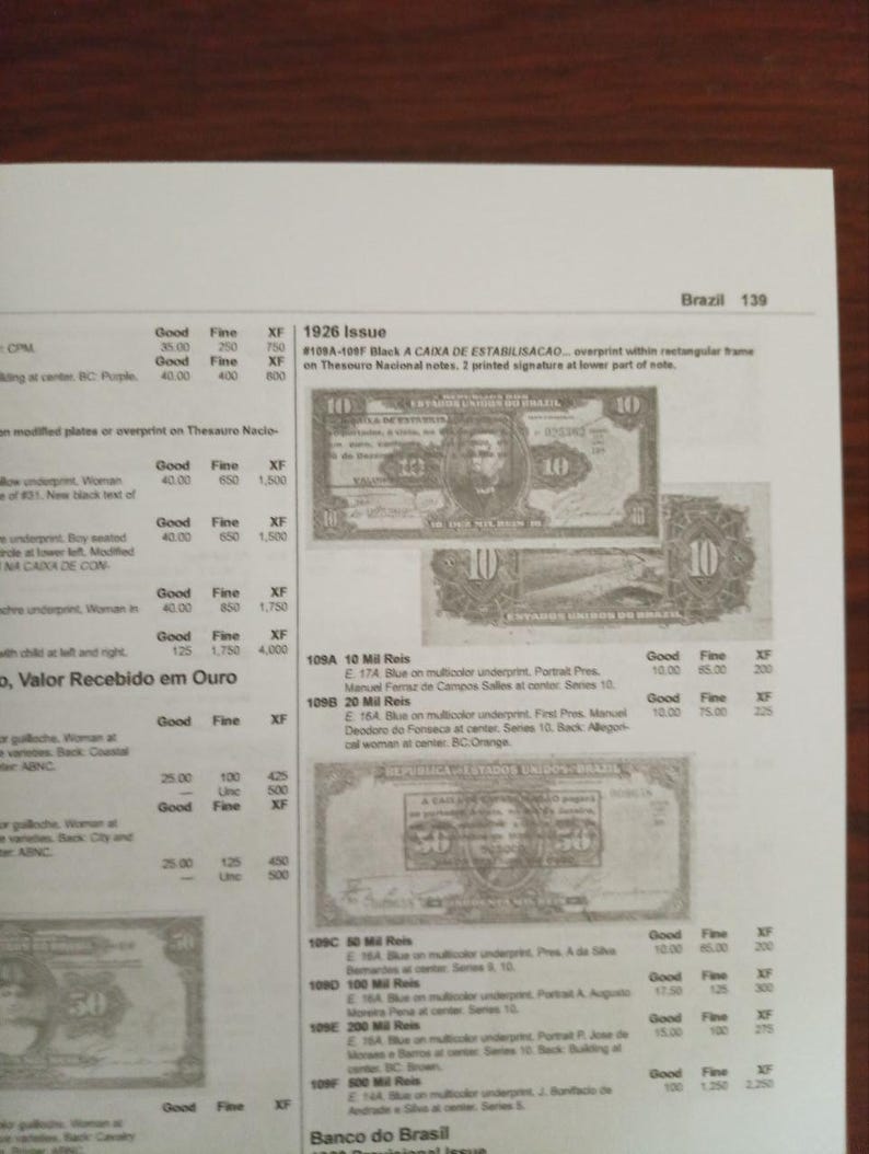 Standart Catalog of World Paper Money 1368-1960 Banknotes. Book in 2 ...