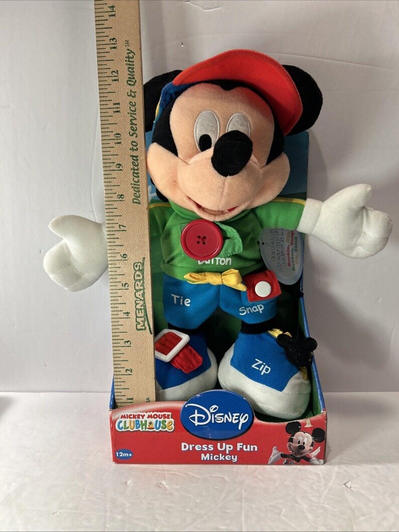 Walt Disney Dress up Fun Mickey Mouse- Buckle, Zip, Button, Snap, Tie ...
