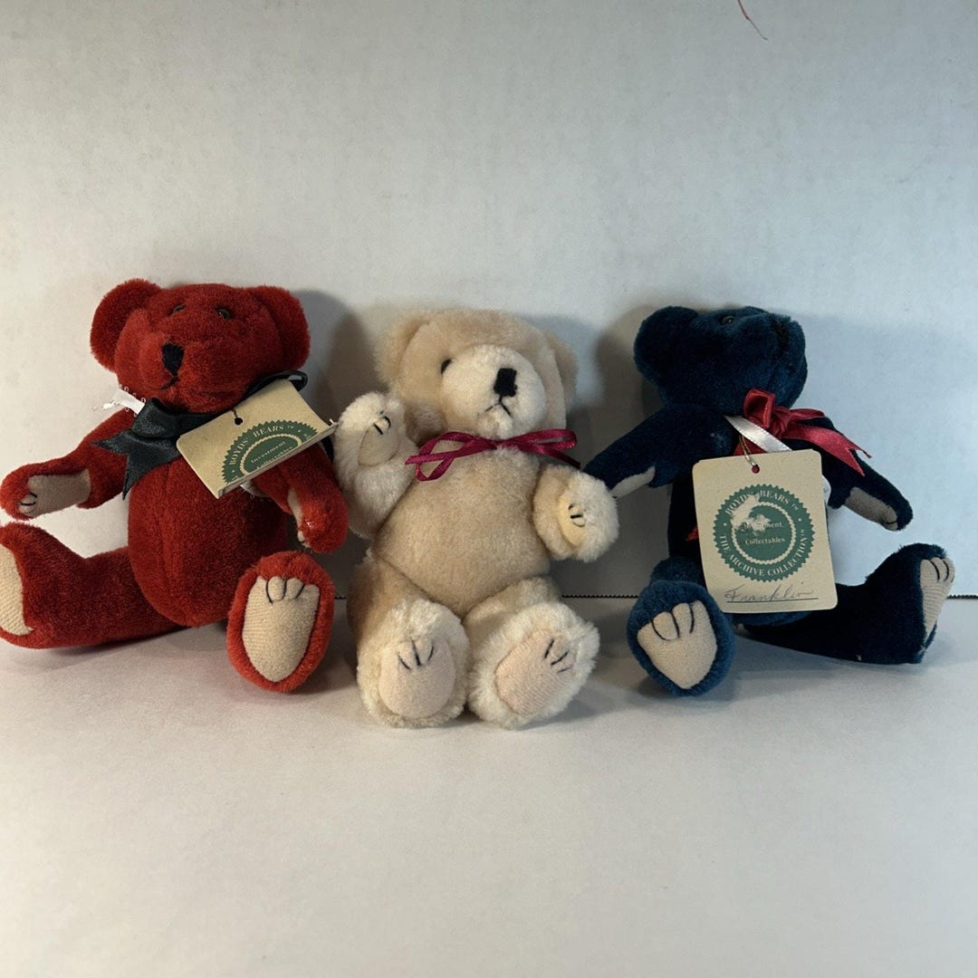 Red White and Blue Boyds Bears 8" Tall - Etsy