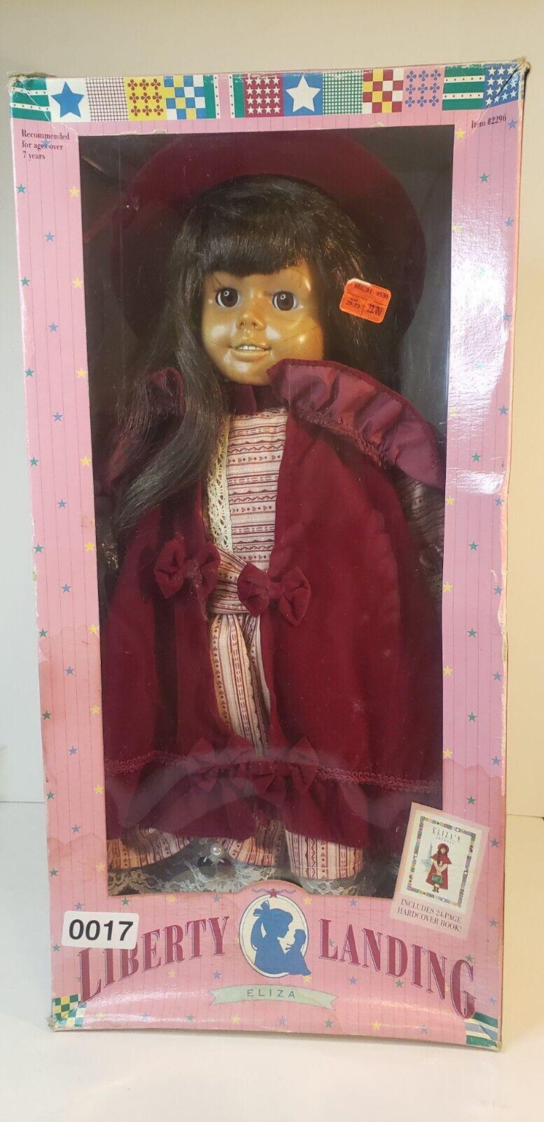 Liberty Landing Eliza Doll W/book 18" Vinyl - Box Damage - Etsy