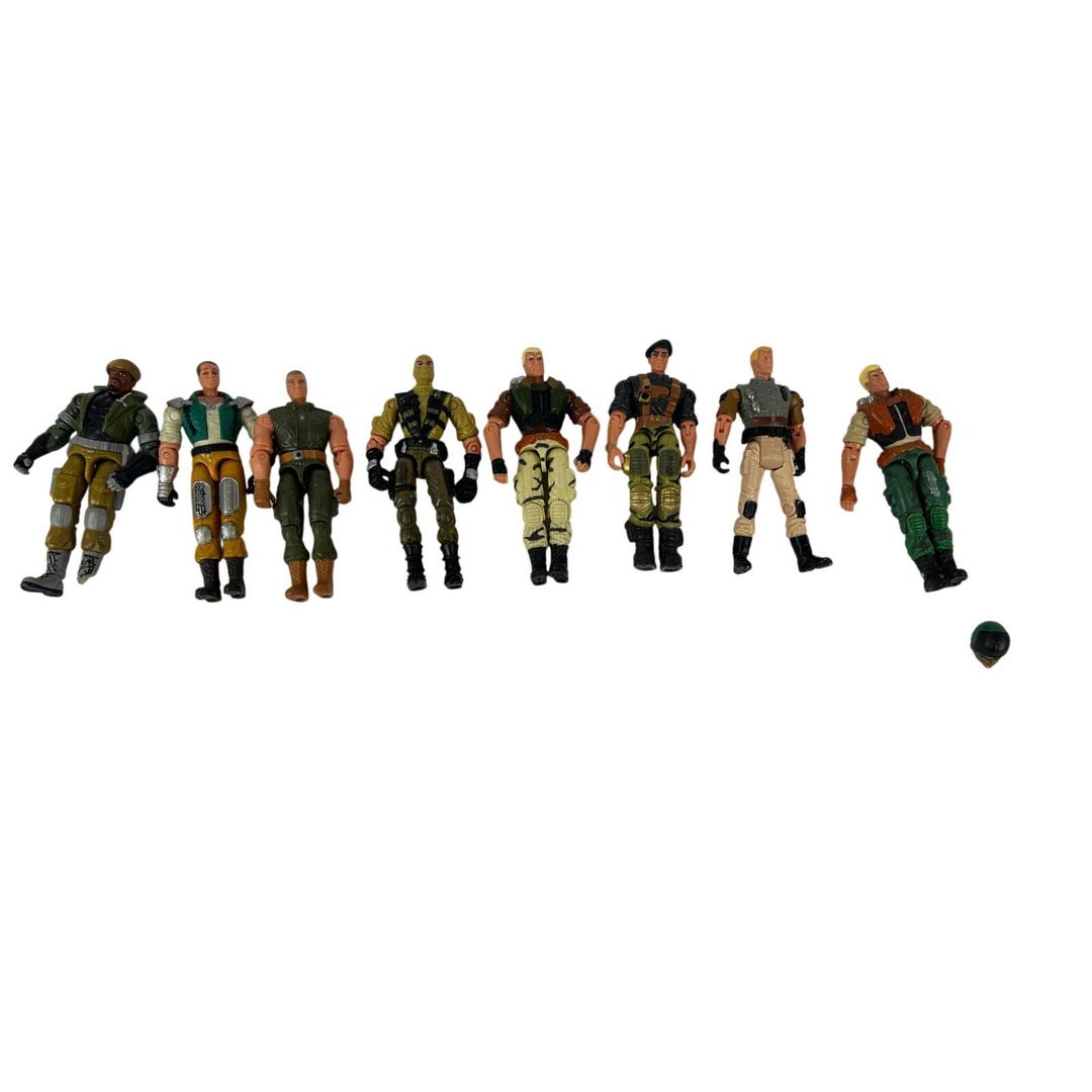GI Joe Vintage Action Figure Lot Duke Flint Beachhead Sgt Stalker Mixed ...