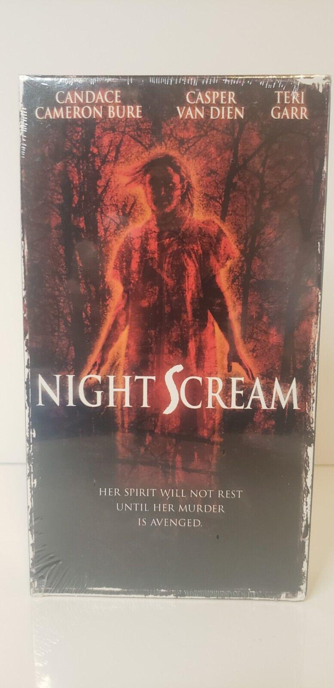Night Scream VHS New Sealed 2001 Candace Cameron Bure Casper Van Dien ...