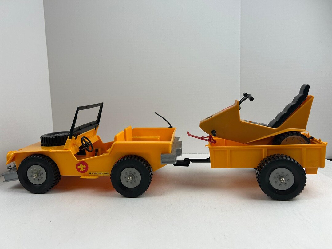 Vintage Kenner Steve Scout Jeep Trailer & Snowmobile Set 1970s Toys - Etsy