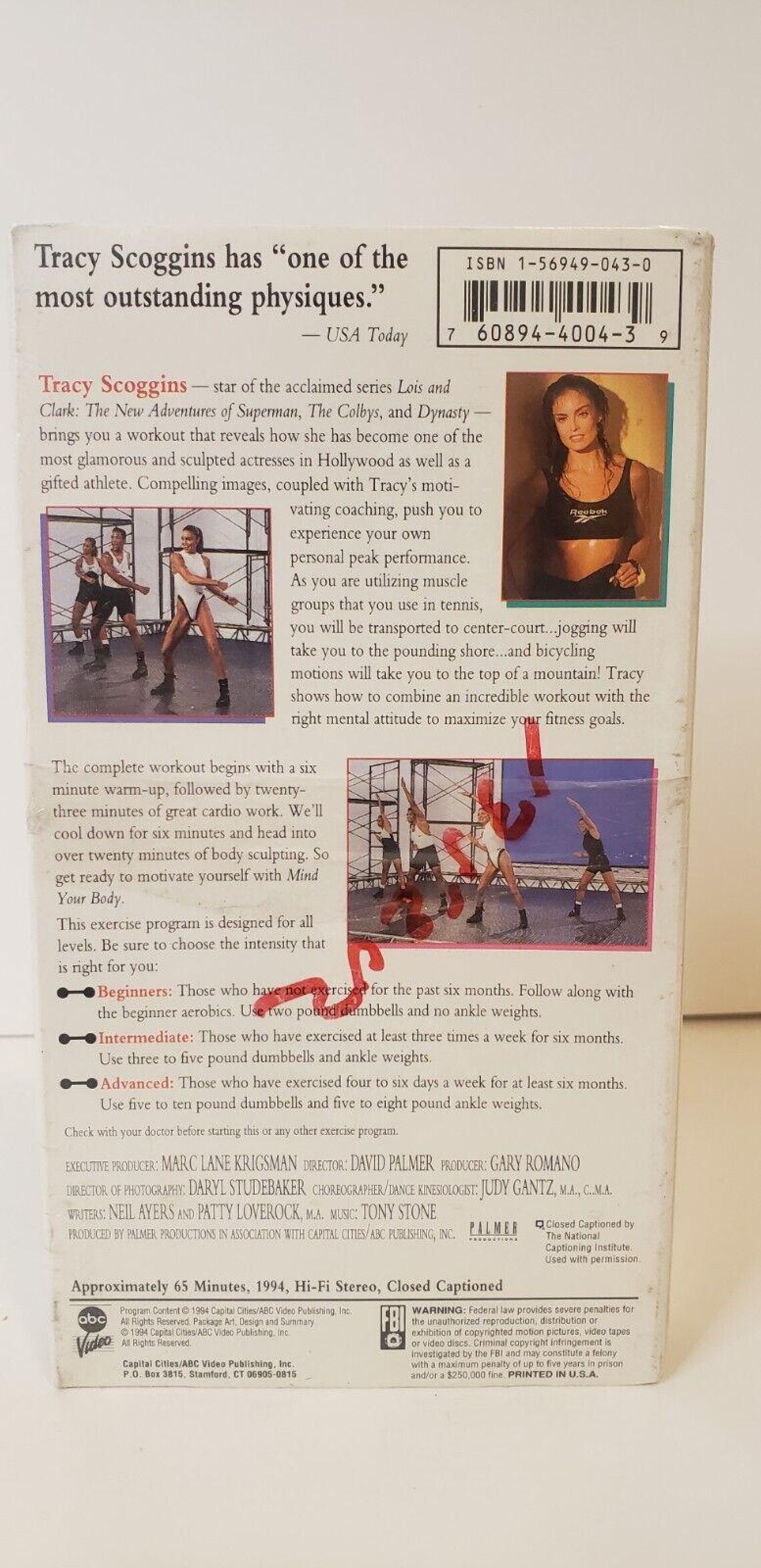 Tracy Scoggins Mind Your Body VHS New Sealed *RARE - Etsy