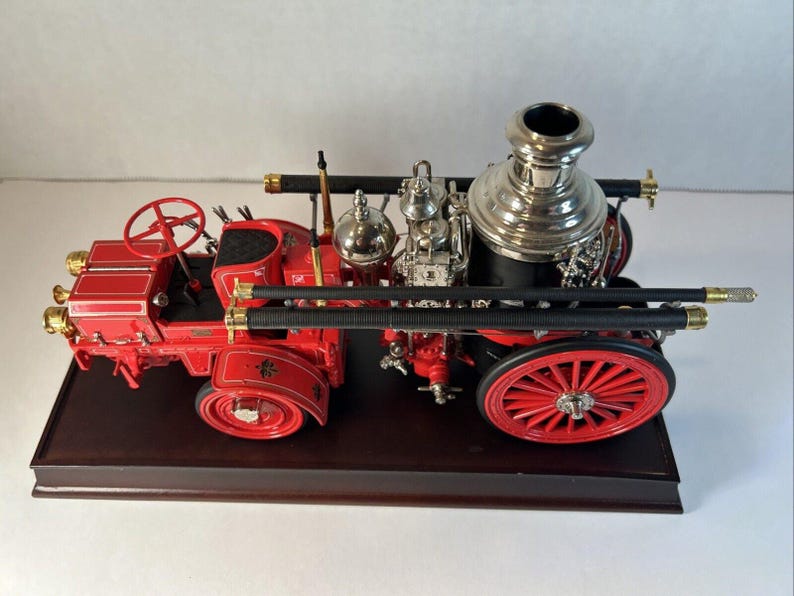 Franklin Mint 1912 Christie Front Drive Steamer Fire Engine Diecast ...