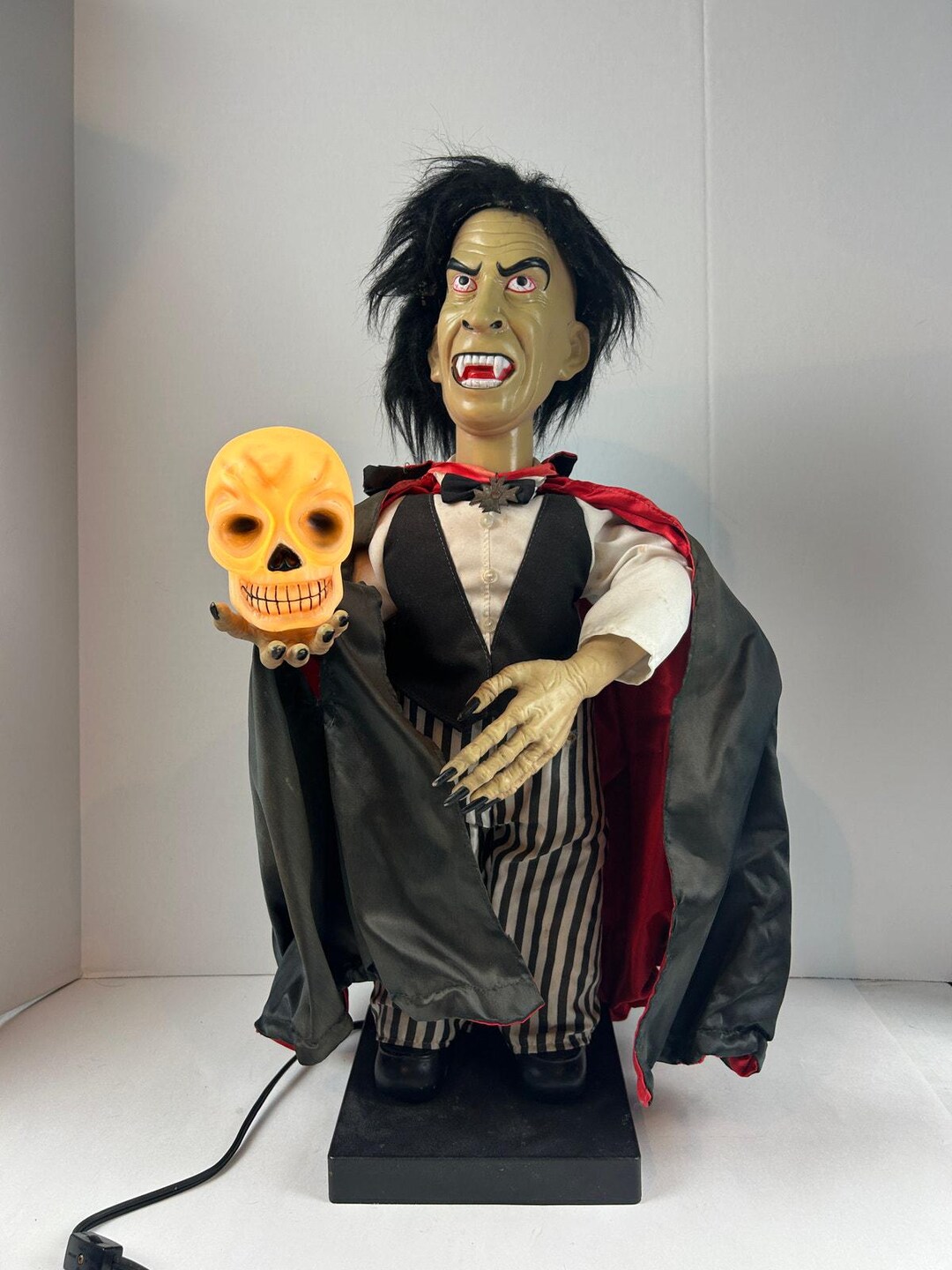 Telco Creations Animated Dracula Vampire Figure 1980s Lighted Halloween ...