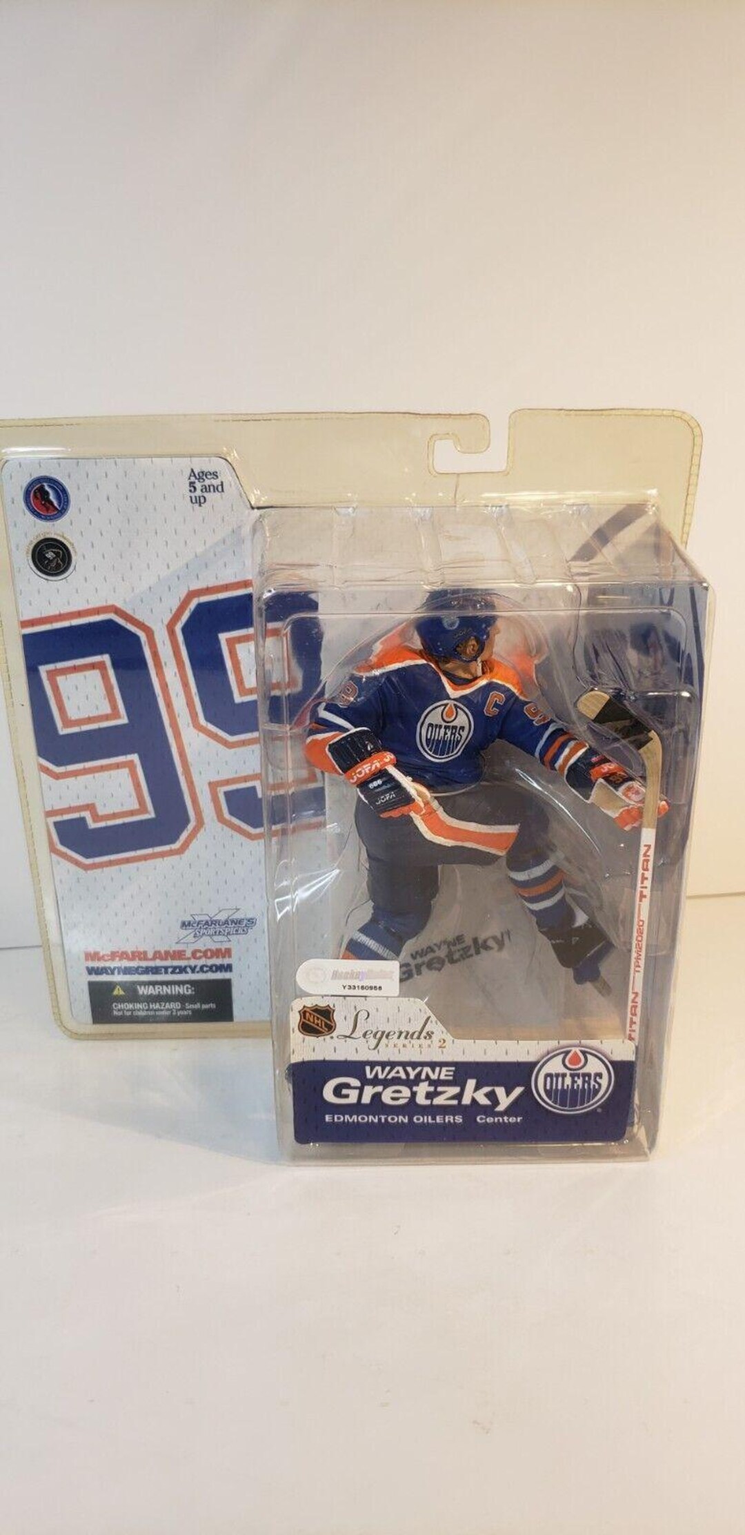 Wayne Gretzky Mcfarlane Legends Series 2 Figure Edmonton Oilers NEW - Etsy
