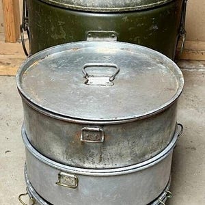 WWII US Army Mermite Food Container 1943/44 SMCO W/ 3 Inserts Militaria ...