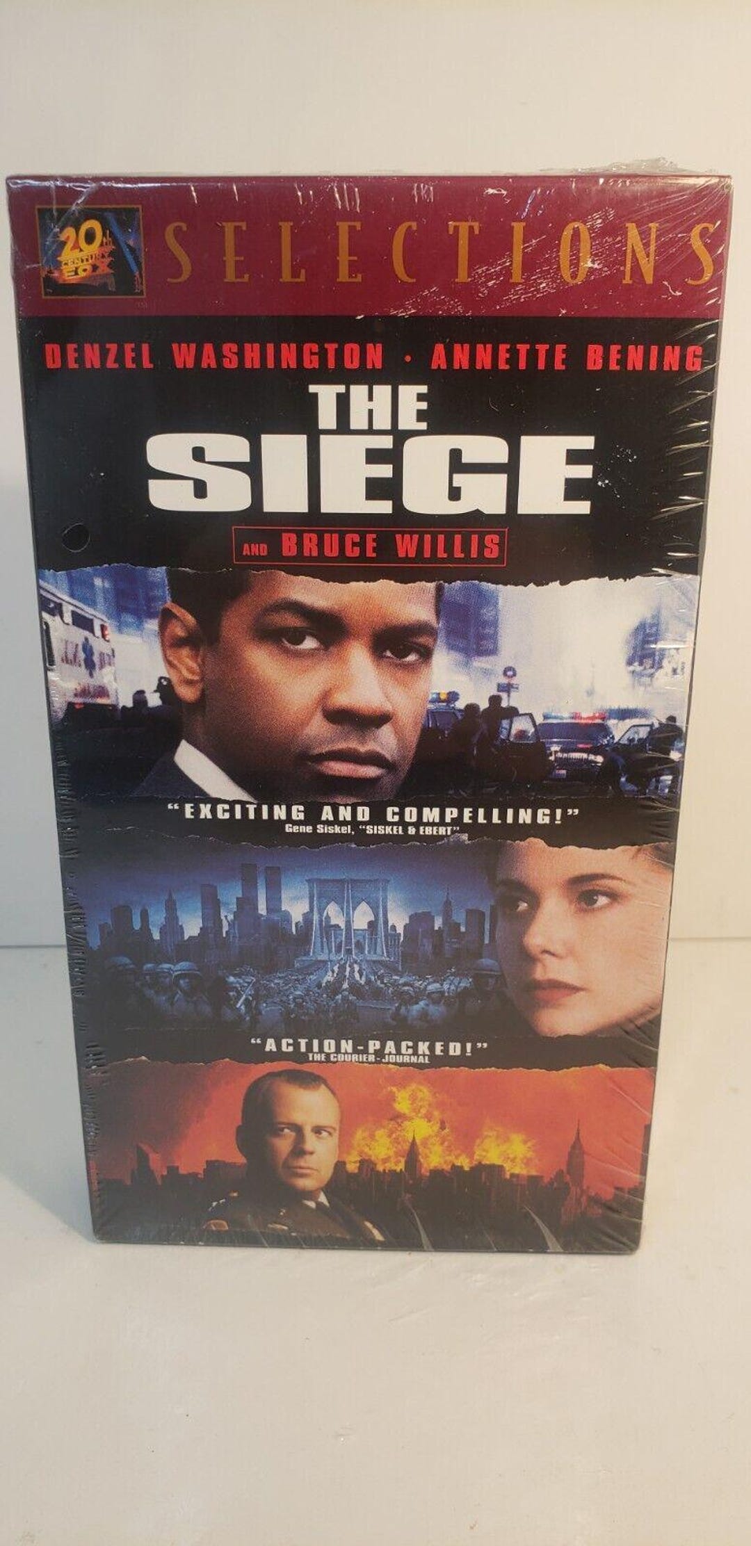 The Siege (VHS, 2001, Fox Selections) New Sealed Denzel Washington - Etsy