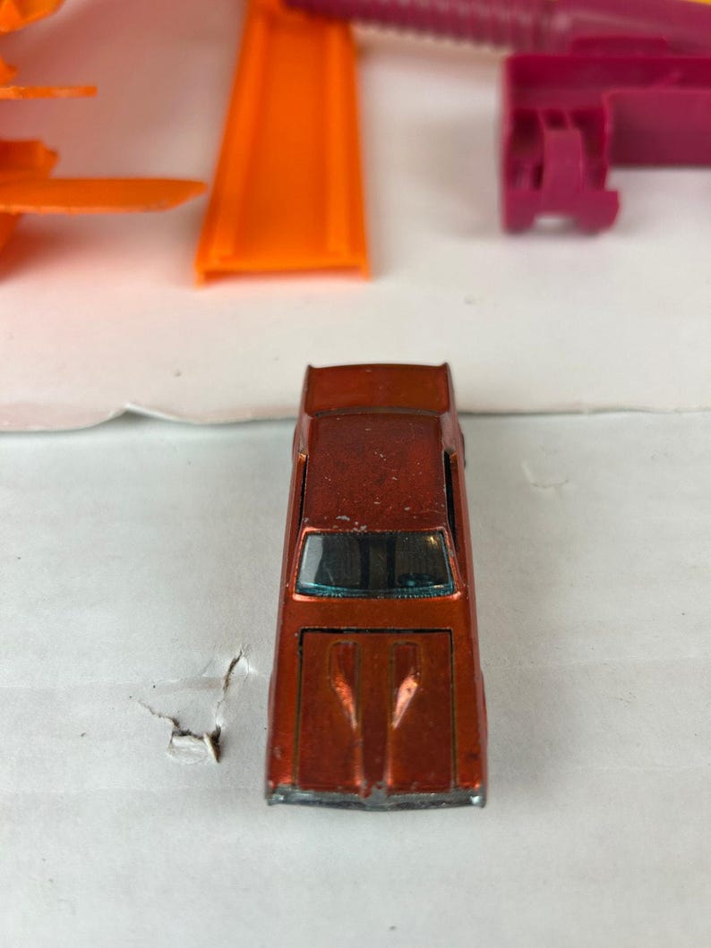 Vintage Hot Wheels Red-line Cars Lot (4) + Hot Curves Race Action Set ...