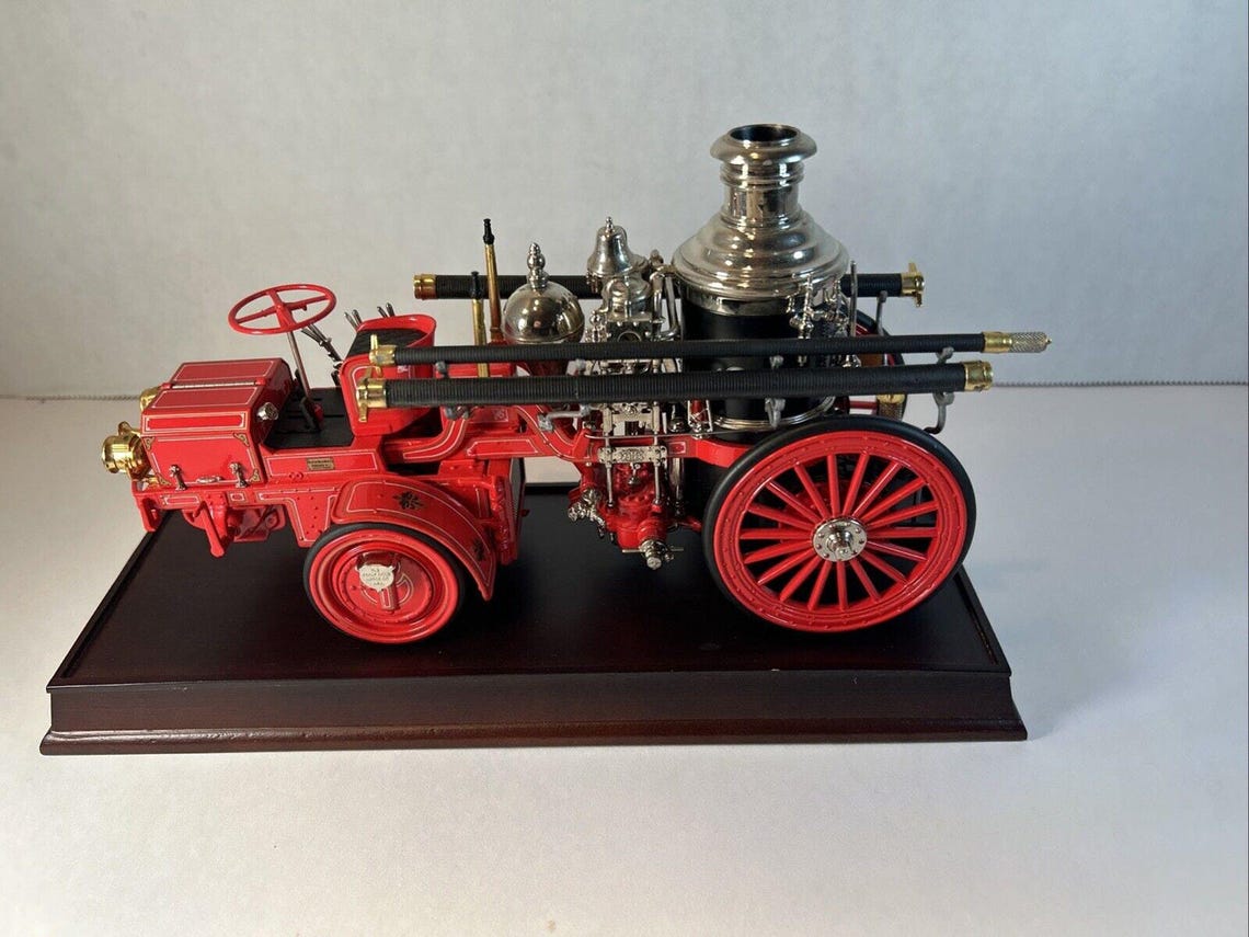 Franklin Mint 1912 Christie Front Drive Steamer Fire Engine Diecast ...