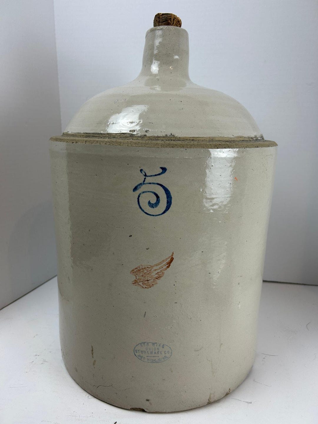 Red Wing Union Stoneware 5-gallon Shoulder Jug With Red Wing Logo - Etsy