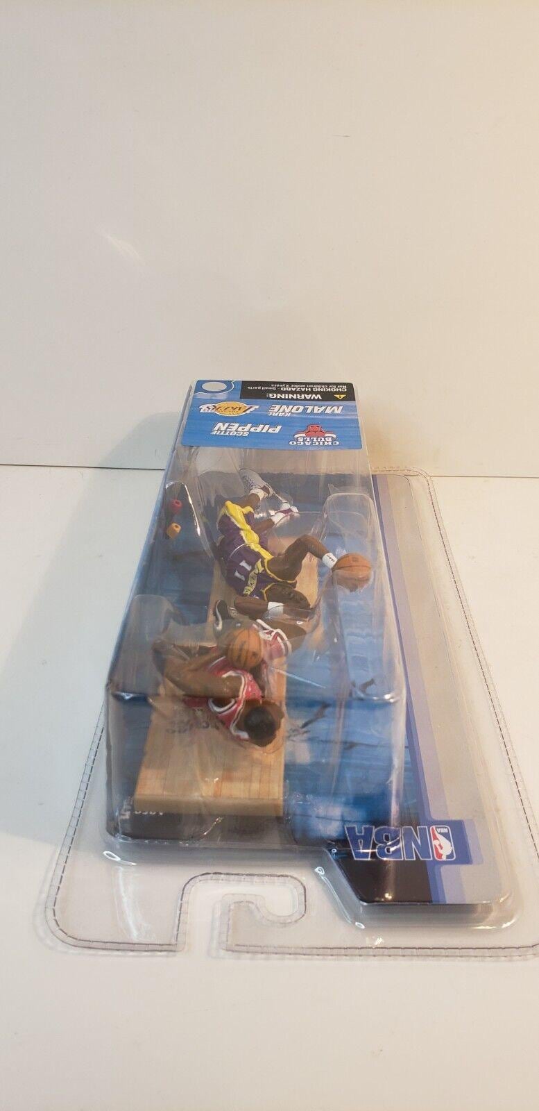 Mcfarlane 3-inch NBA Figure Set Featuring Scottie Pippen Bulls and Karl ...