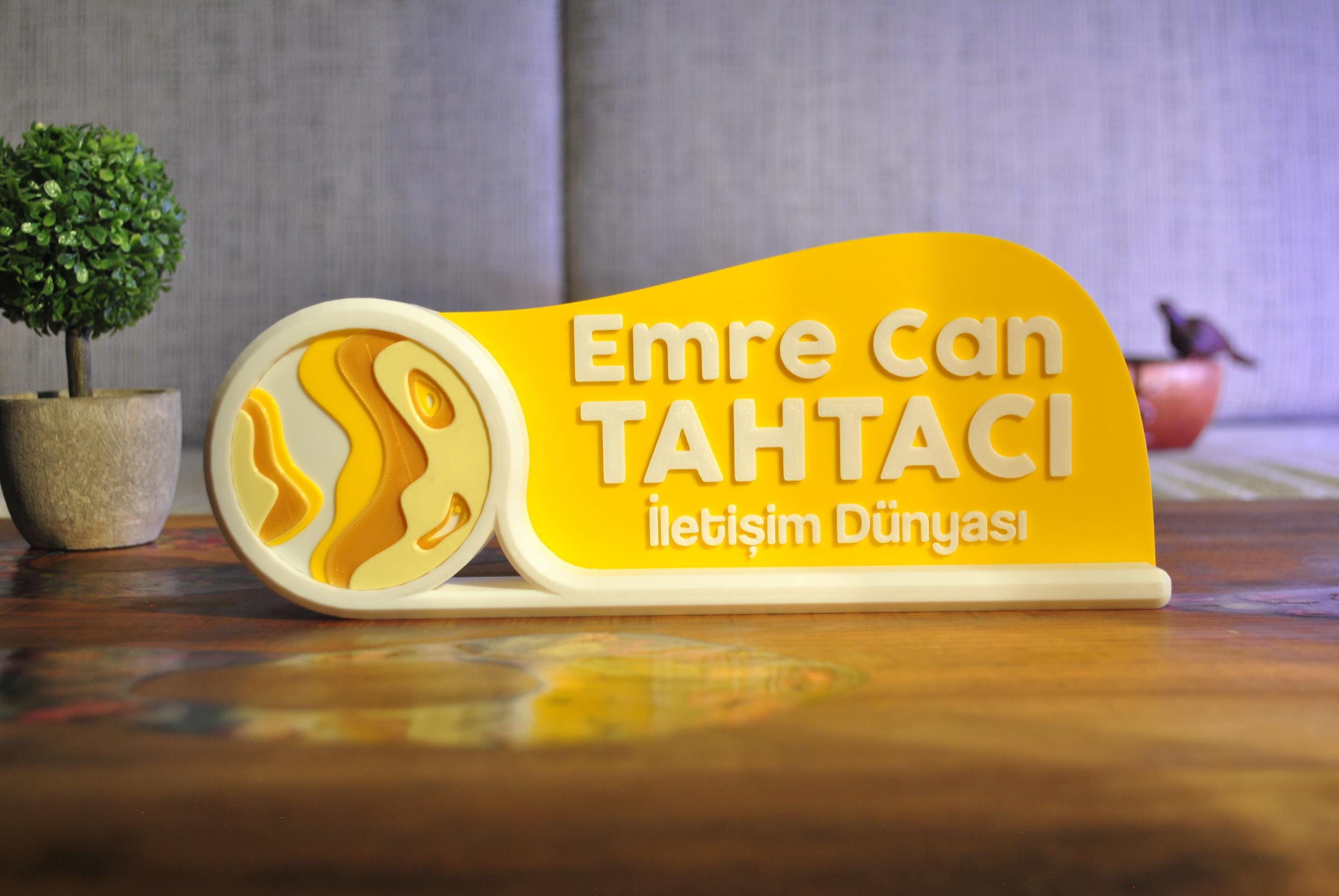 Desk Name Plate, Custom Name Plate for Desk, Personalized Desk Name ...