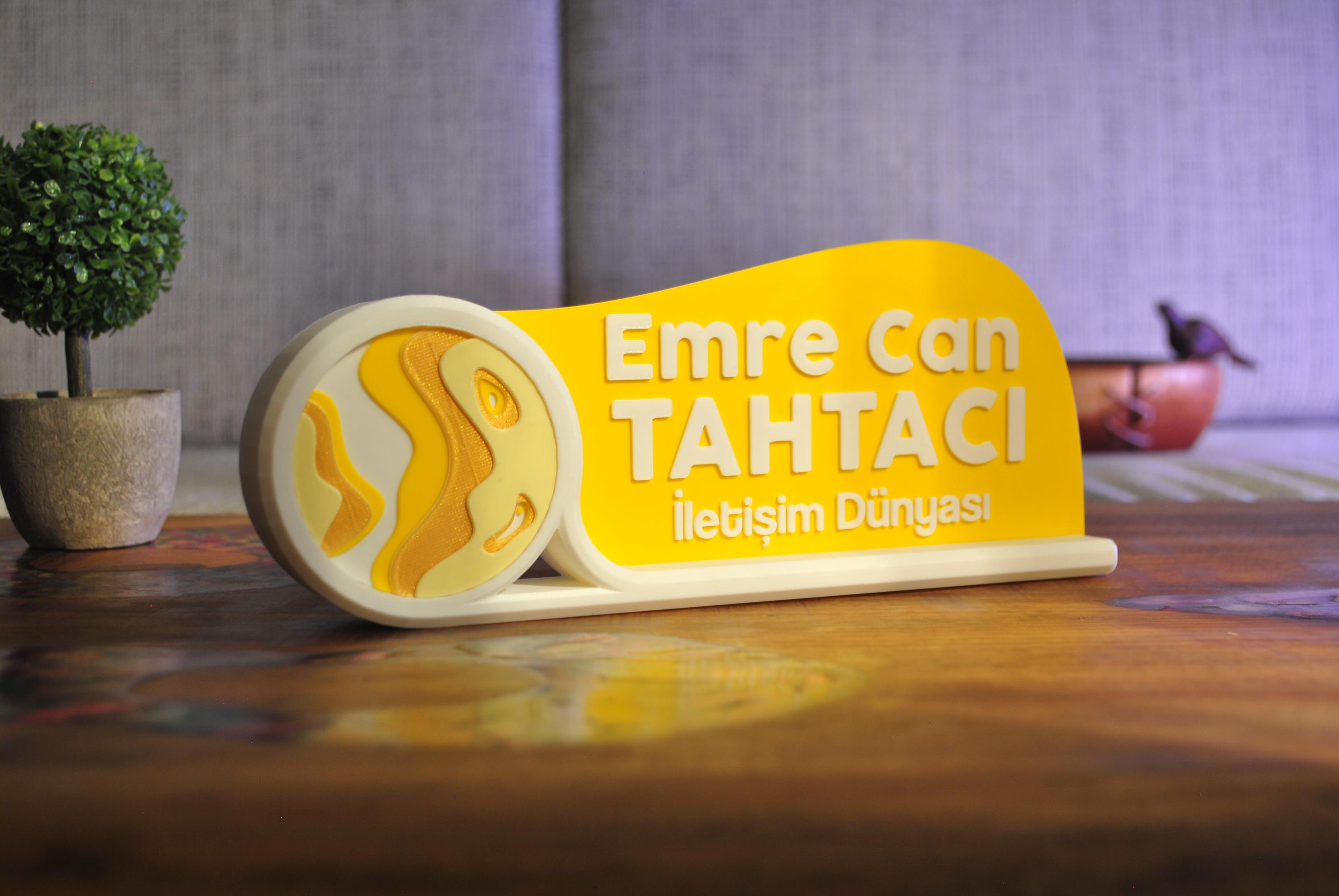 Desk Name Plate, Custom Name Plate for Desk, Personalized Desk Name ...