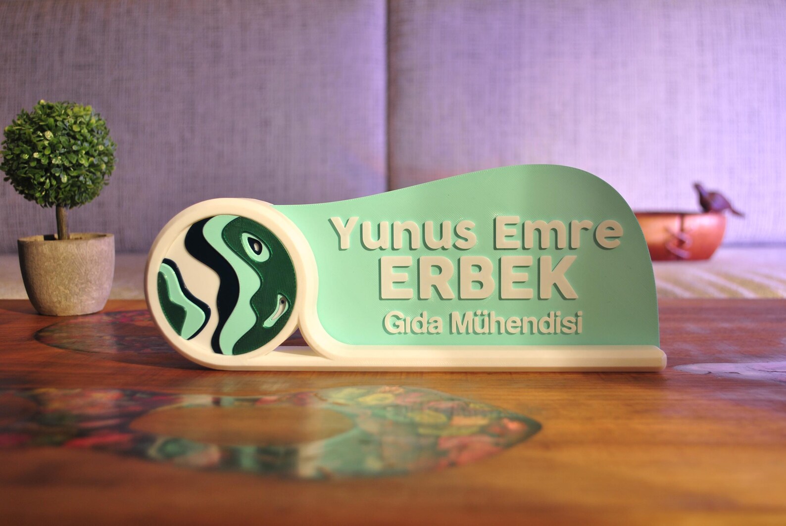 Desk Name Plate, Custom Name Plate for Desk, Personalized Desk Name ...