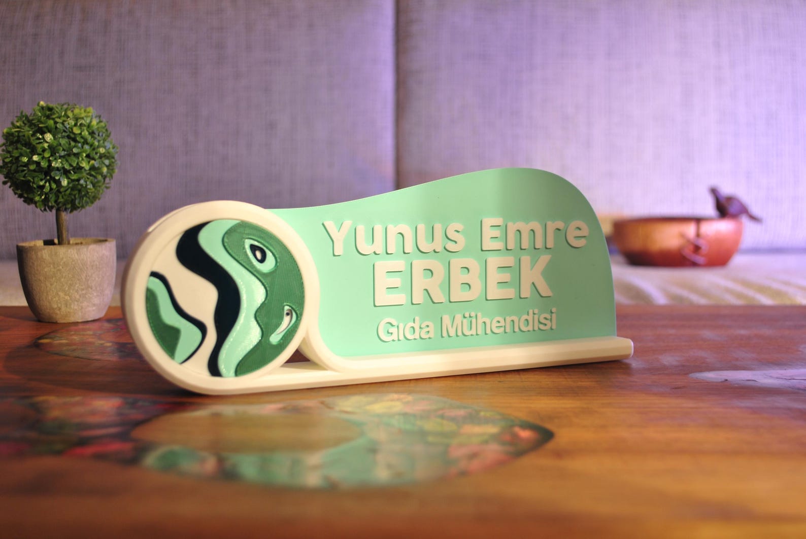 Desk Name Plate, Custom Name Plate for Desk, Personalized Desk Name ...