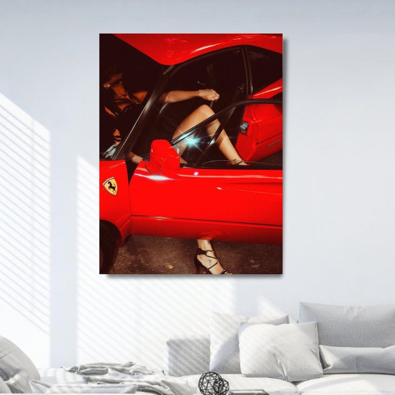 Ferrari Woman Poster - Etsy