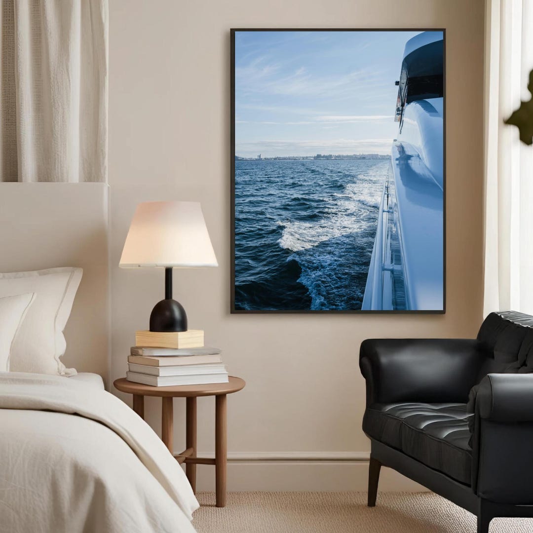 Luxury Yacht Digital Print Photography Prints Luxury Boat Print Beachy ...