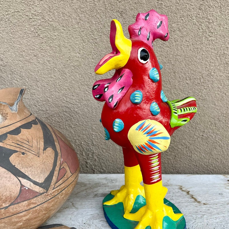 Folk Art Rooster - Etsy