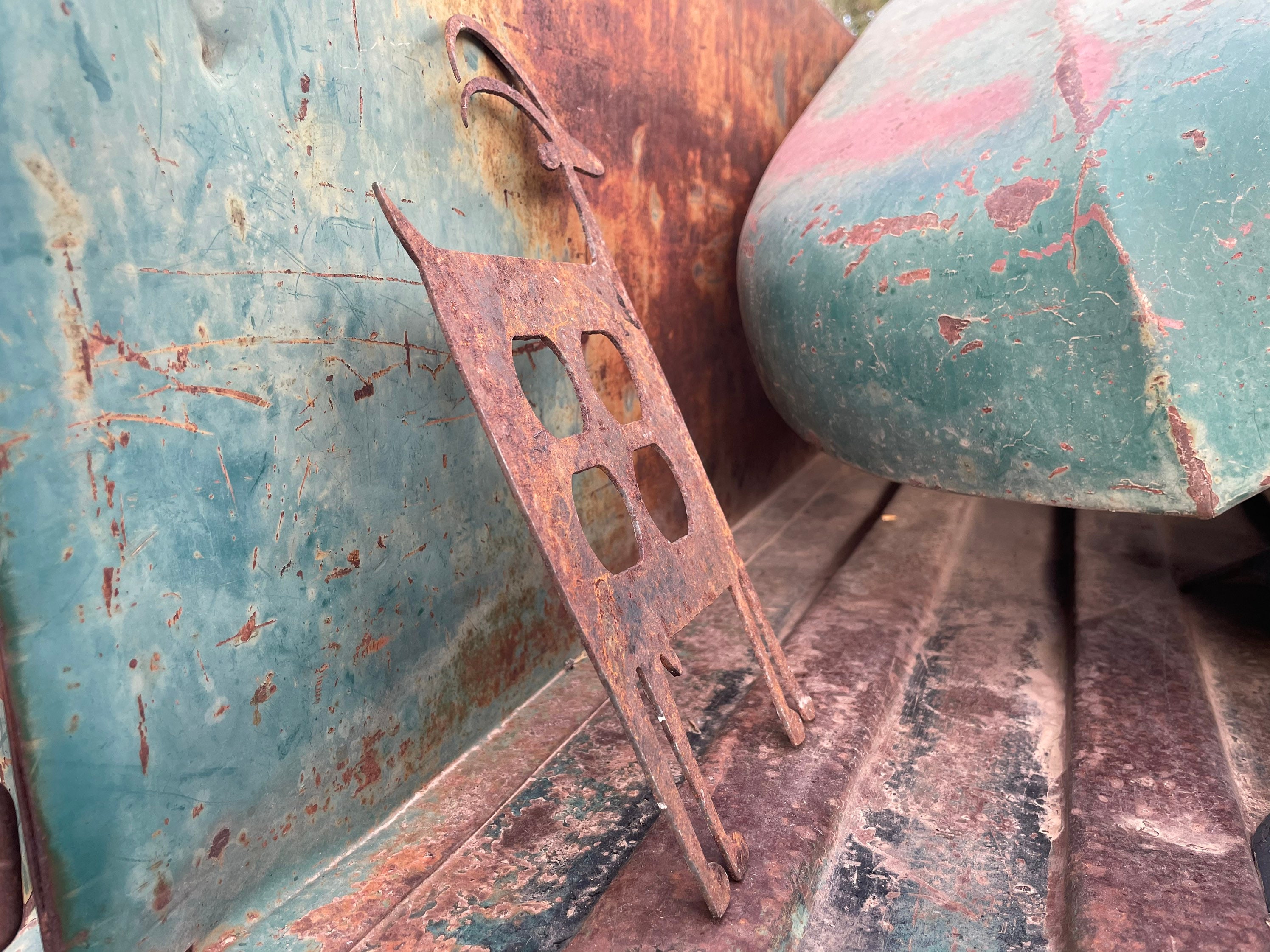 Southwestern Rusty Metal Light Switch Cover of Mountain Goat Design ...