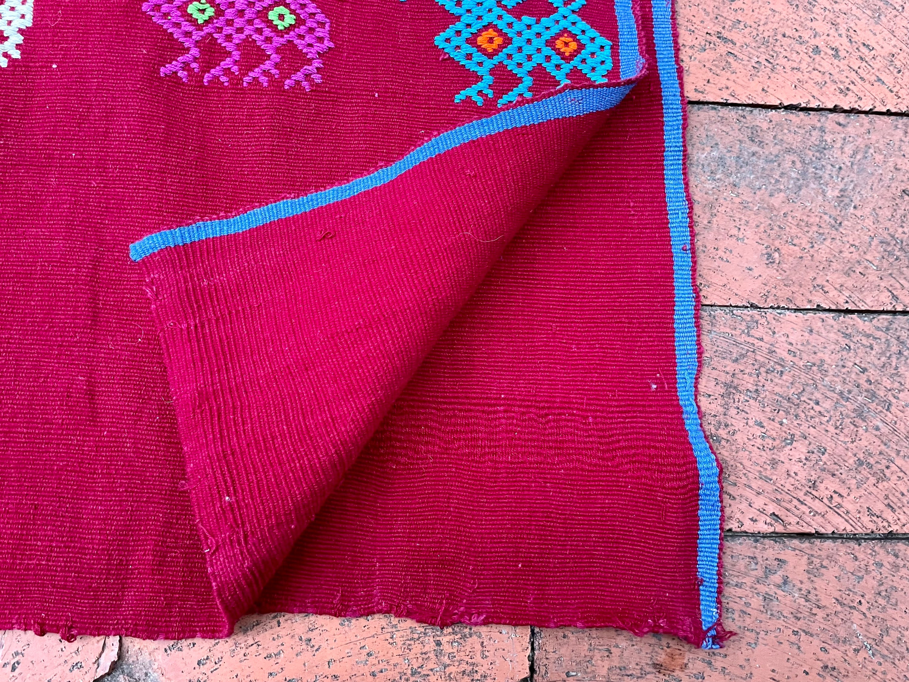 Vintage Woven Huipil Guatemalan Blouse (Head Opening Small, Bohemian ...