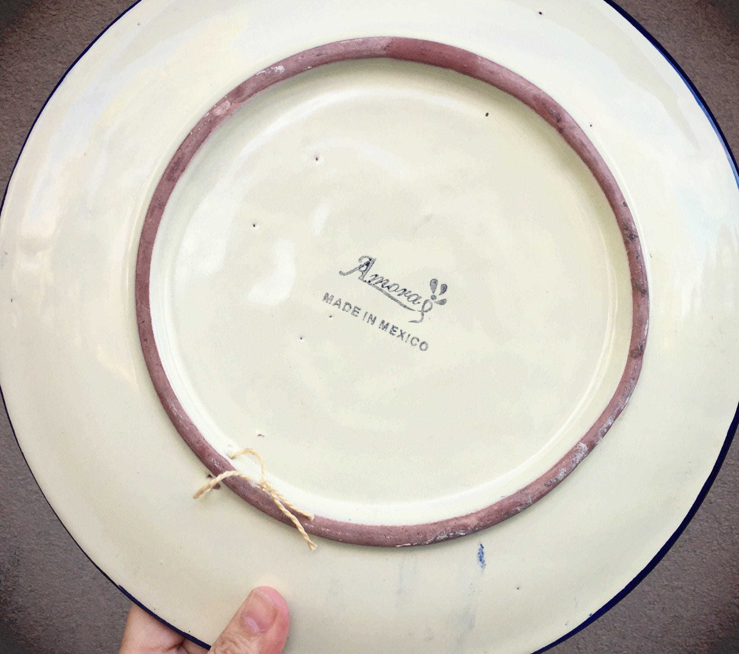 Vintage Mexican Plate Anfora Pottery, Talavera Pottery Decorative Plate ...