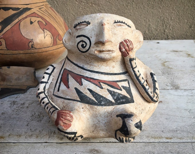 Mata Ortiz Pottery Casas Grandes Polychrome Effigy Pot, Mexican Pottery ...