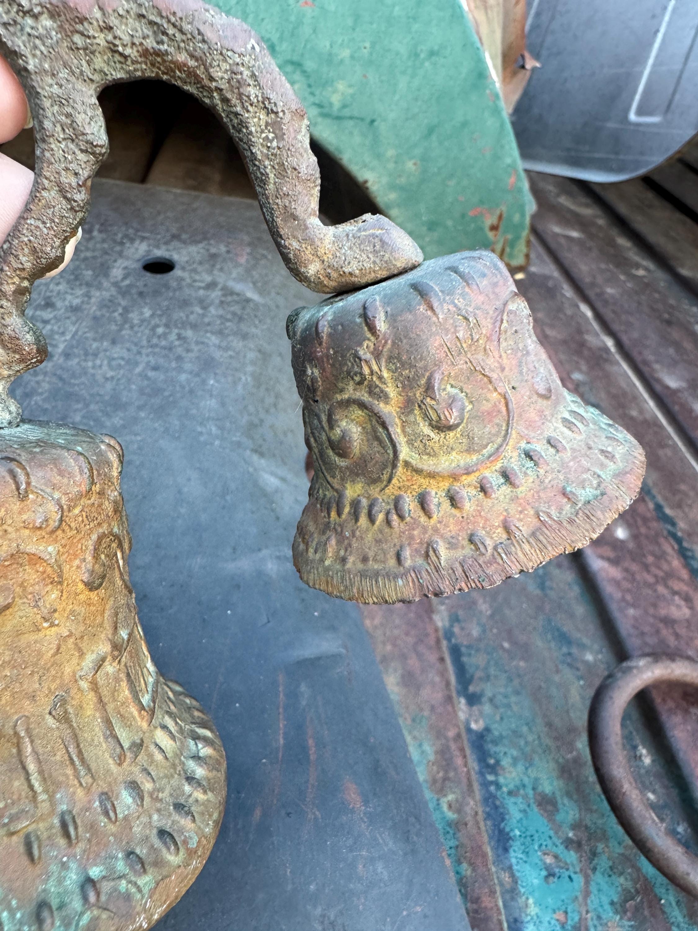 Old Triple Mission Bell Spanish Colonial Church Monastery, Mexican ...