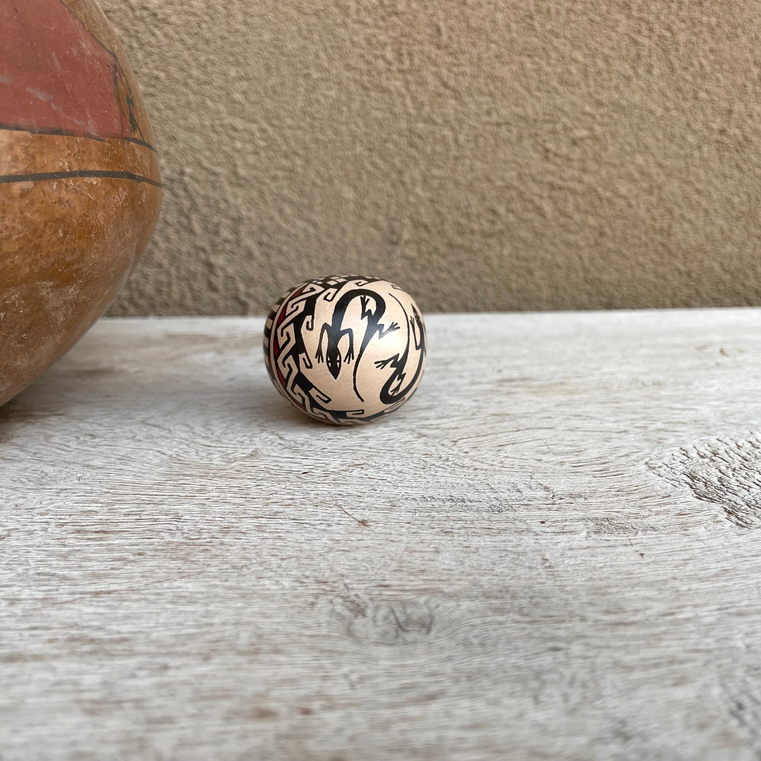Mata Ortiz Small Miniature Seed Pot Casas Grandes Mexican Pottery ...